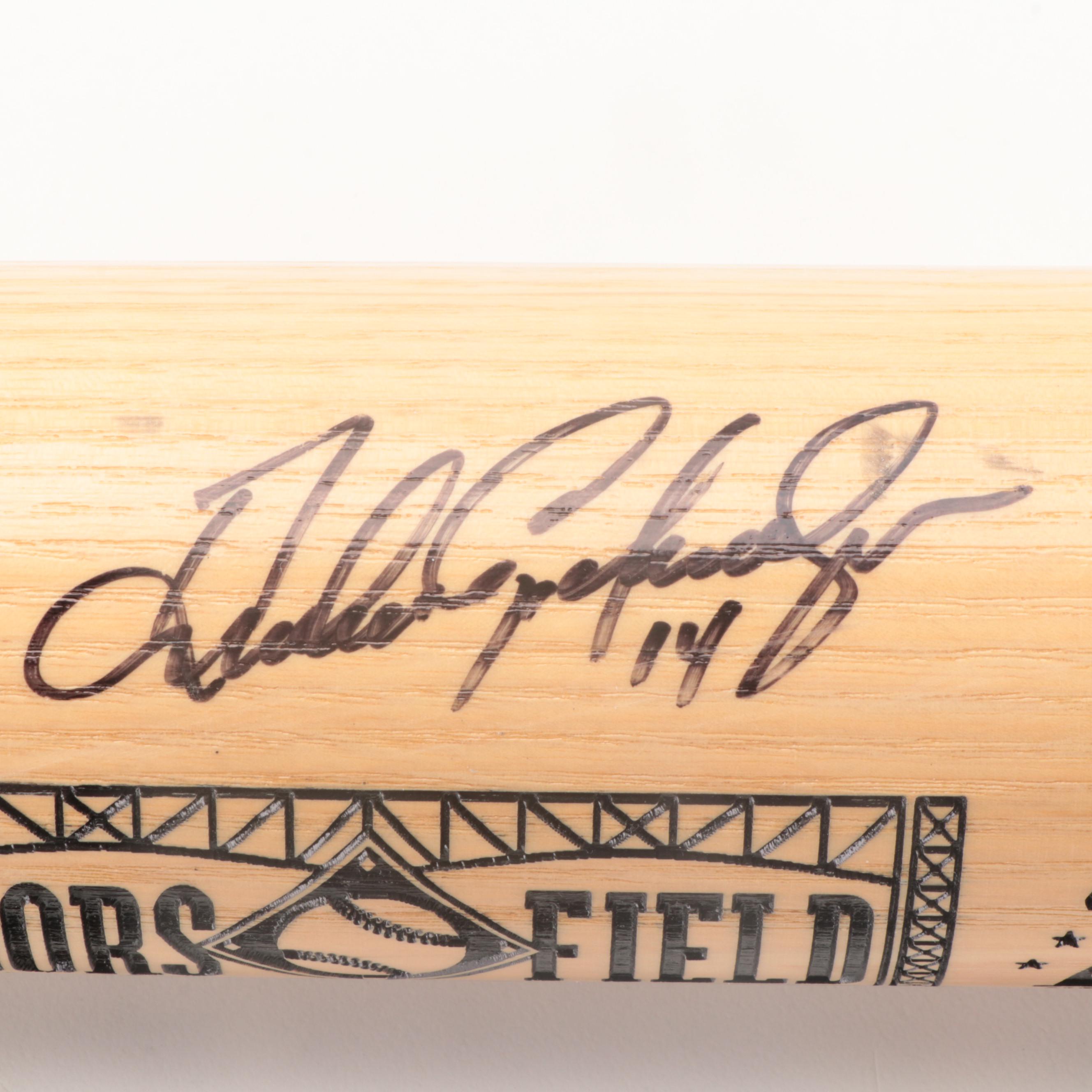 1995 Colorado Rockies Signed Coors Field Inaugural Season Baseball Bat ...