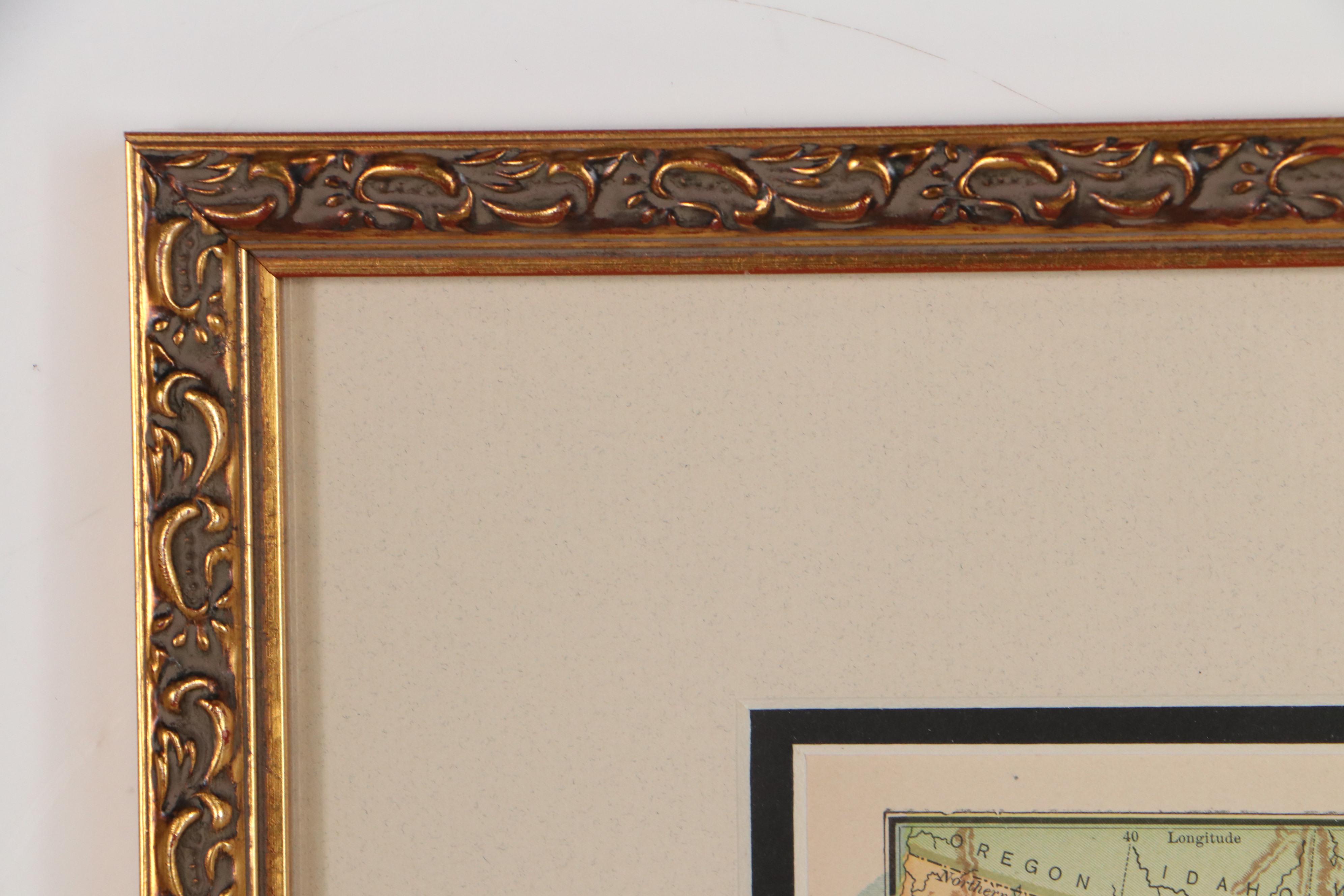 A.S. Barnes & Co. Map of Wars Within the United States, Circa 1885 | EBTH