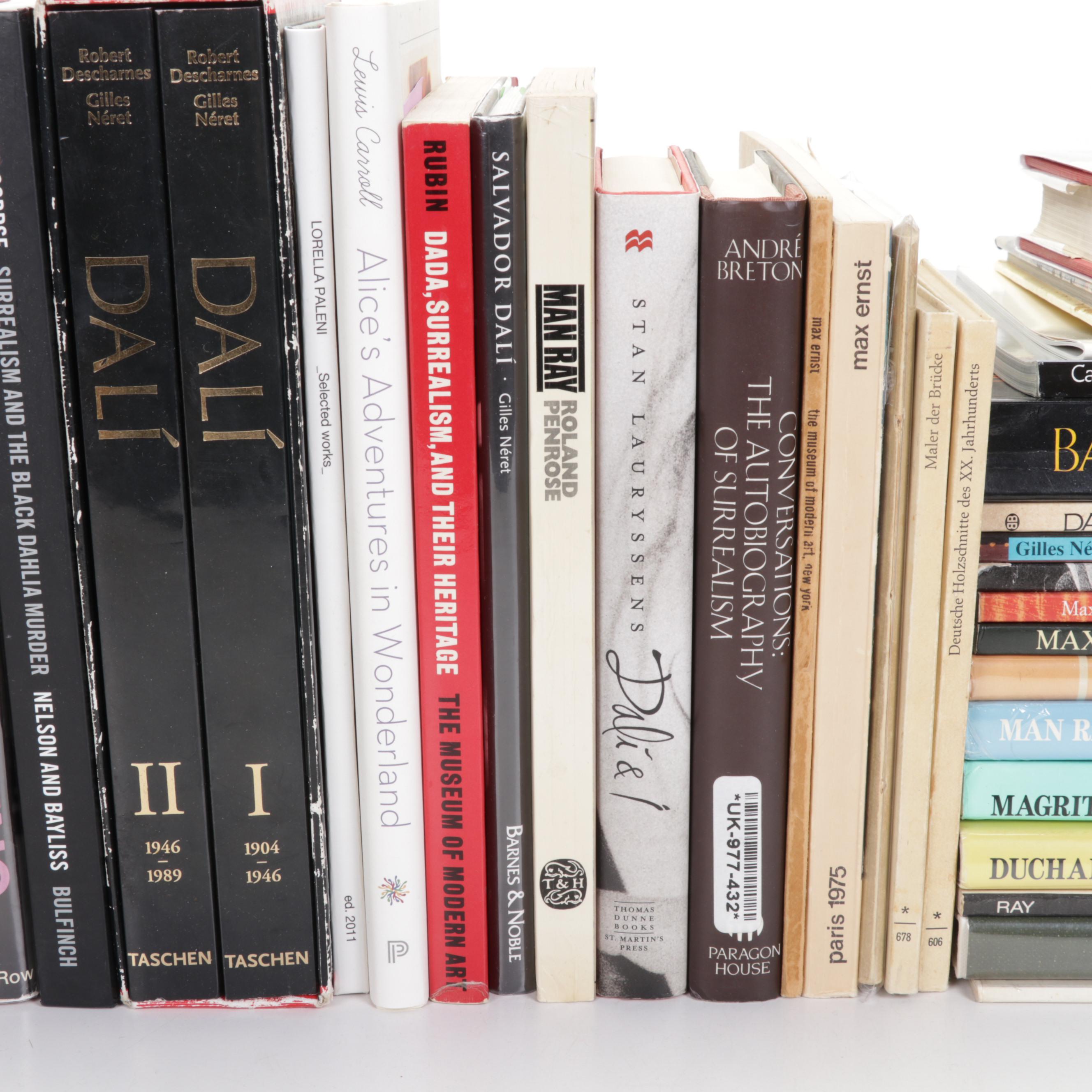 Surrealism Art Reference Books Including Salvador Dali and André Breton ...