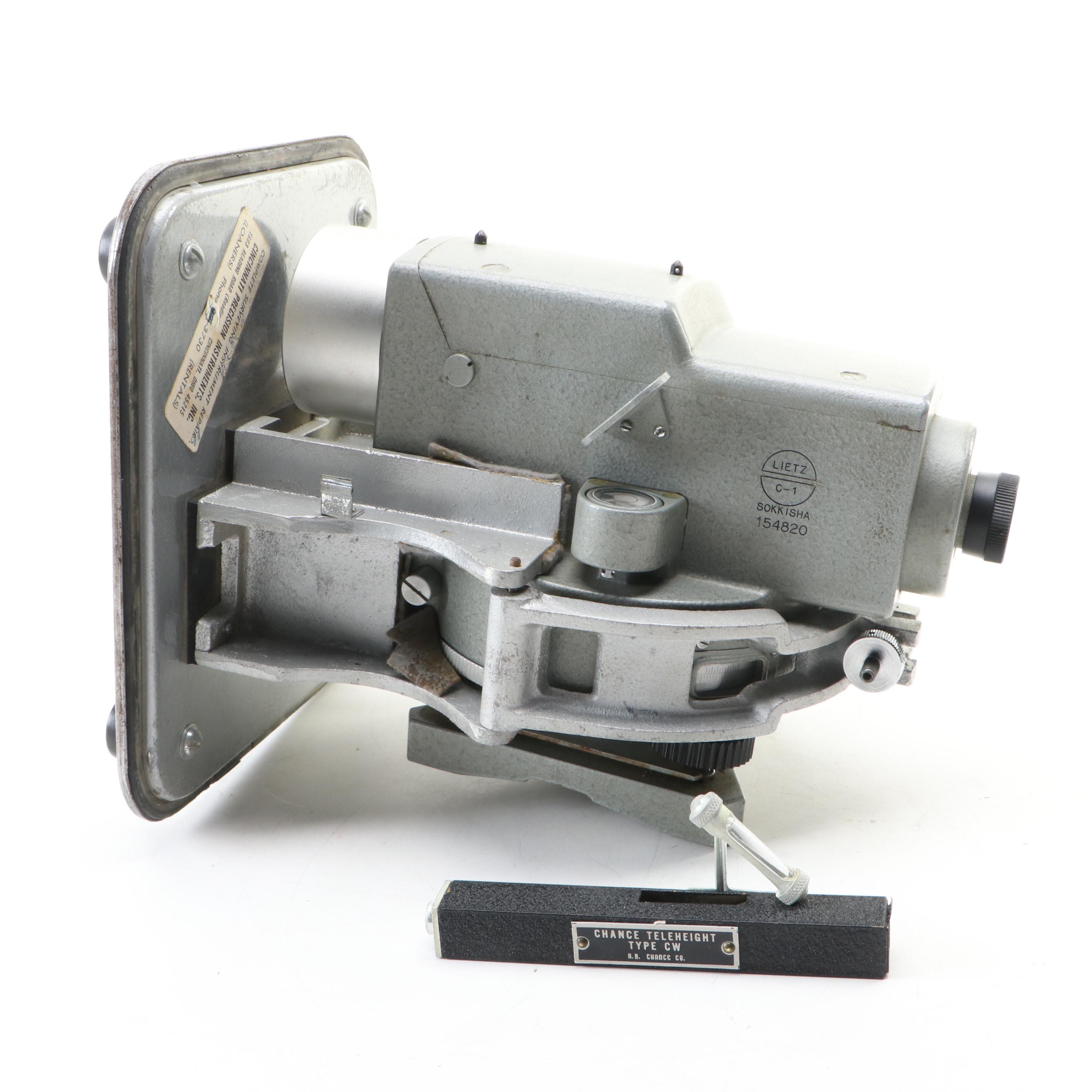 Lietz Sokkisha C-1 Automatic Level Survey Equipment and Chance Co. Tool ...