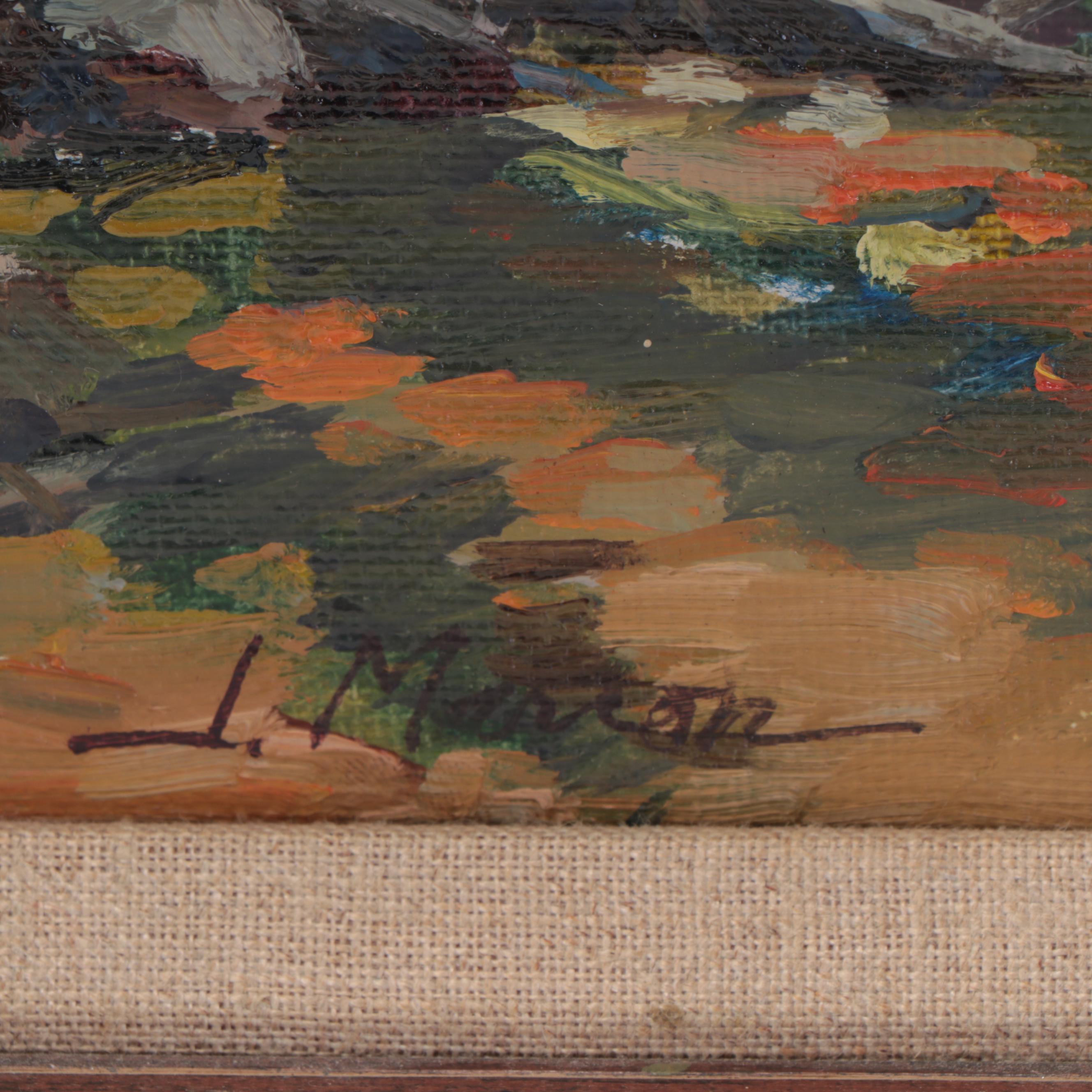 Impressionistic Forest Landscape Oil Painting | EBTH