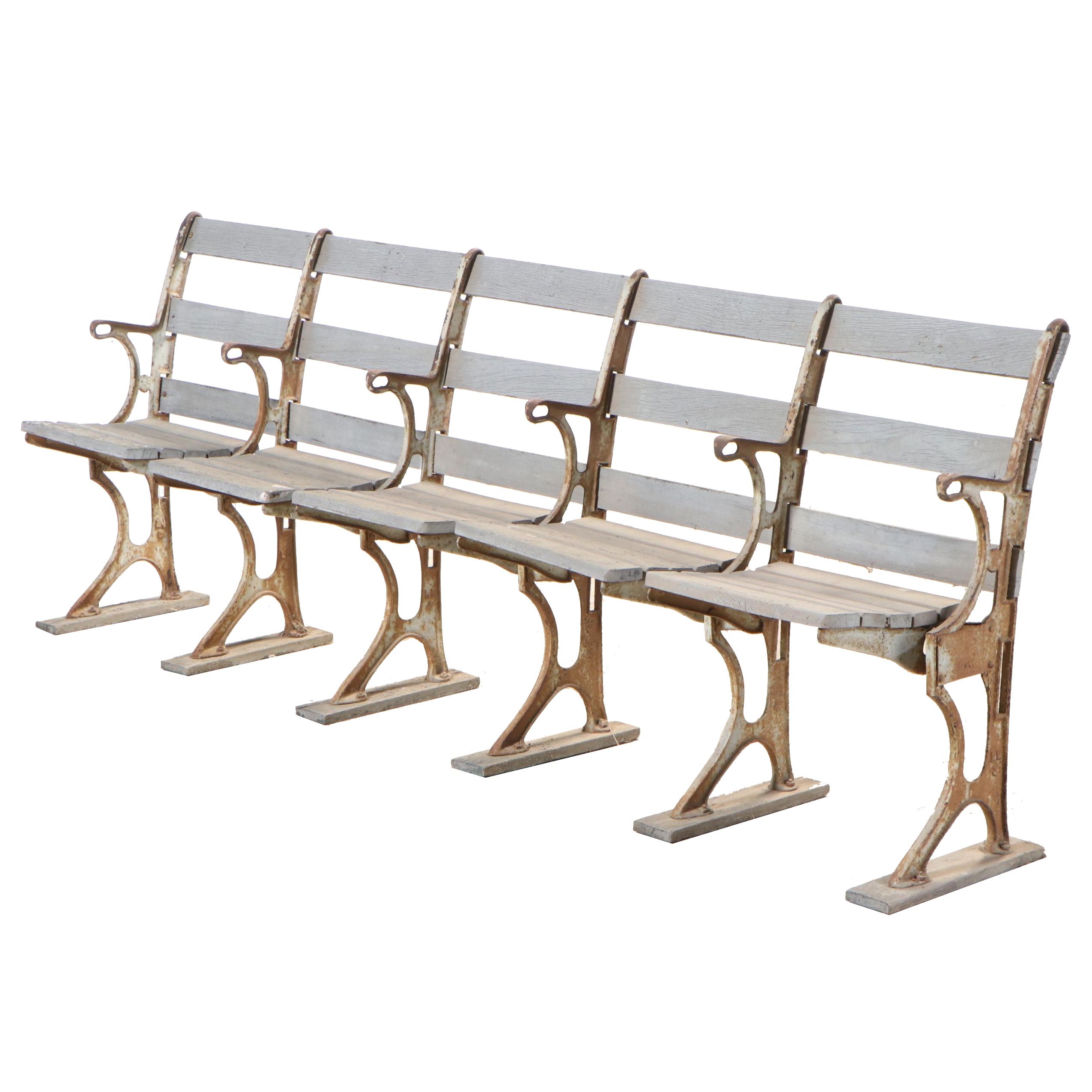 Crosley Field Five-Seat Stadium Bench | EBTH