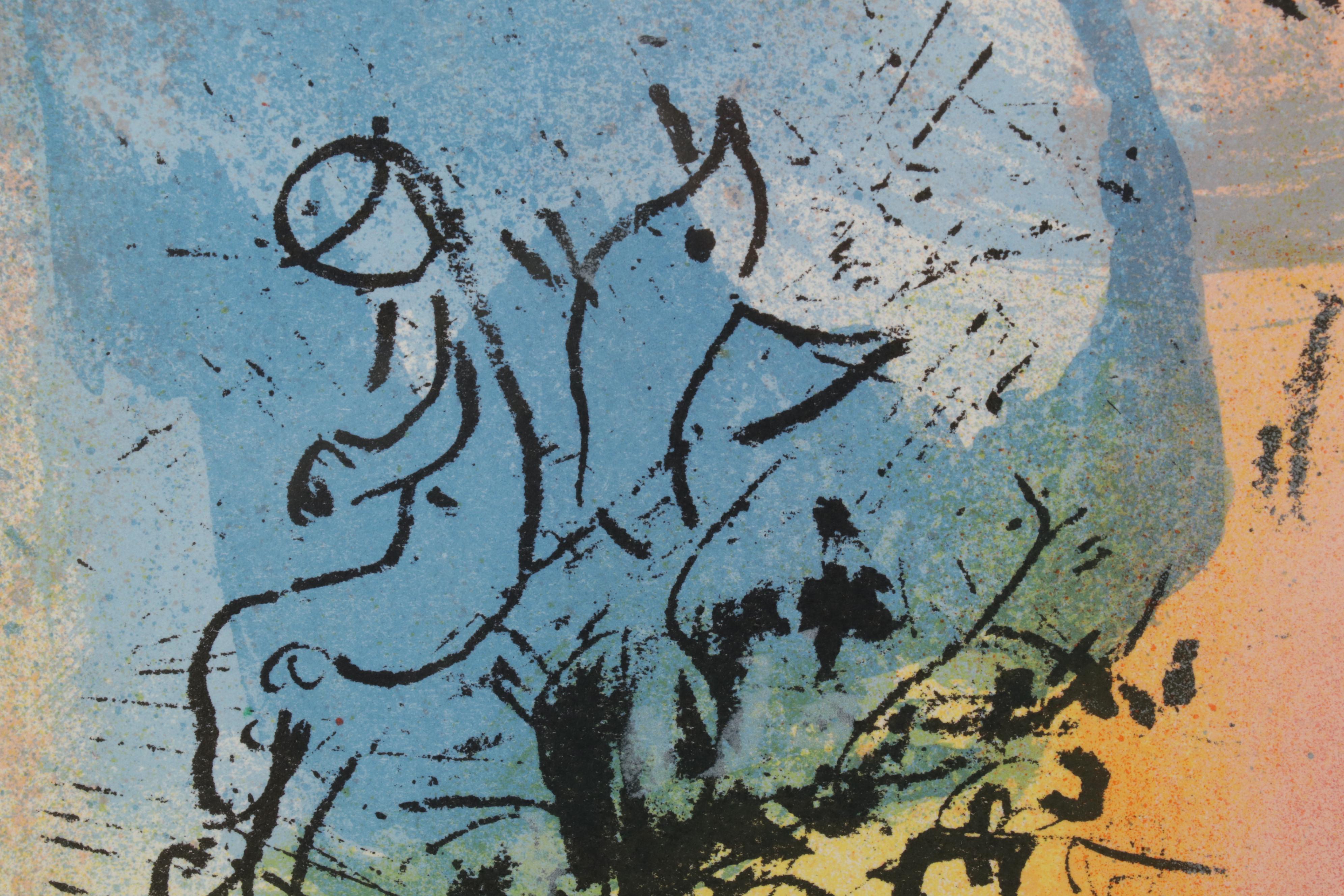 Marc Chagall Color Lithograph "Vision de Paris," 1960 | EBTH