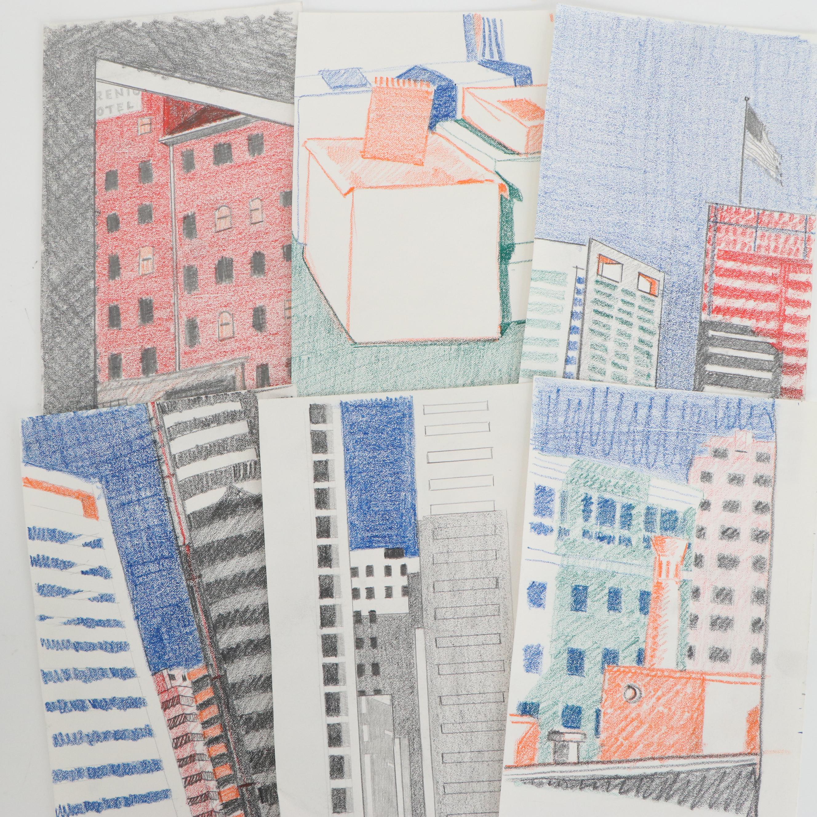 Robert Herrmann Architectural Drawings, Late 20th Century | EBTH