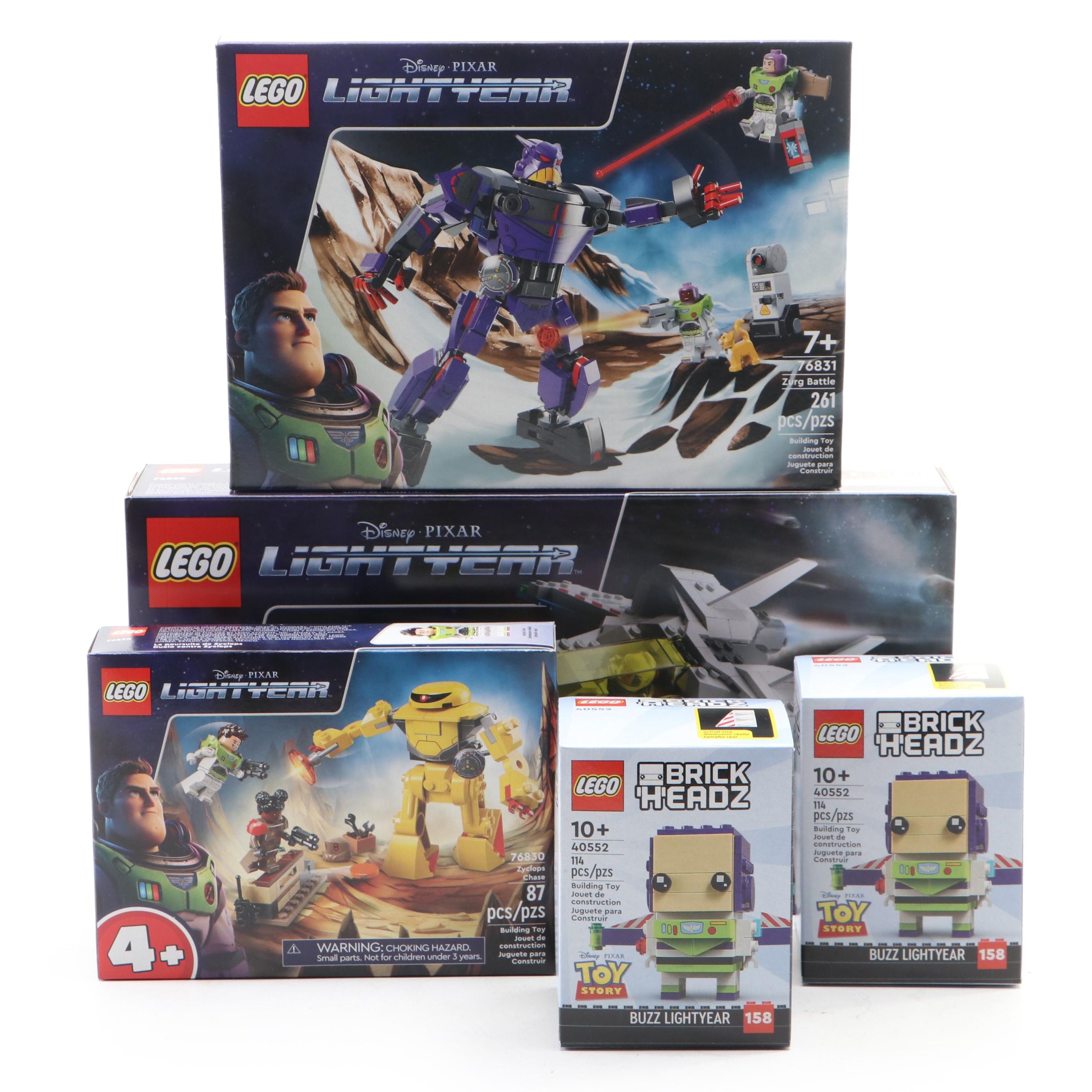 LEGO Disney Pixar Buzz Lightyear and BrickHeadz Building Sets | EBTH