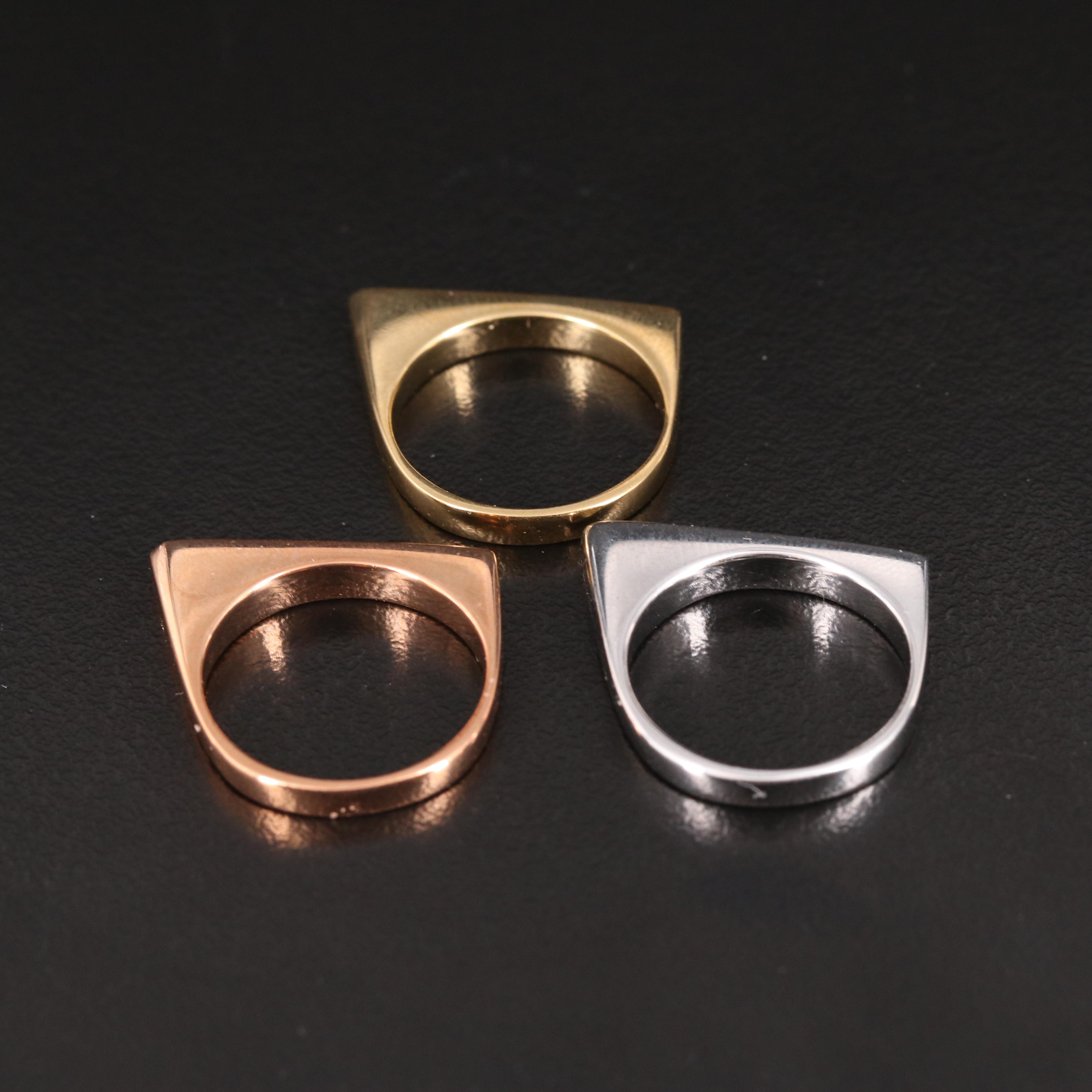 Sterling Diamond Stackable Rings | EBTH