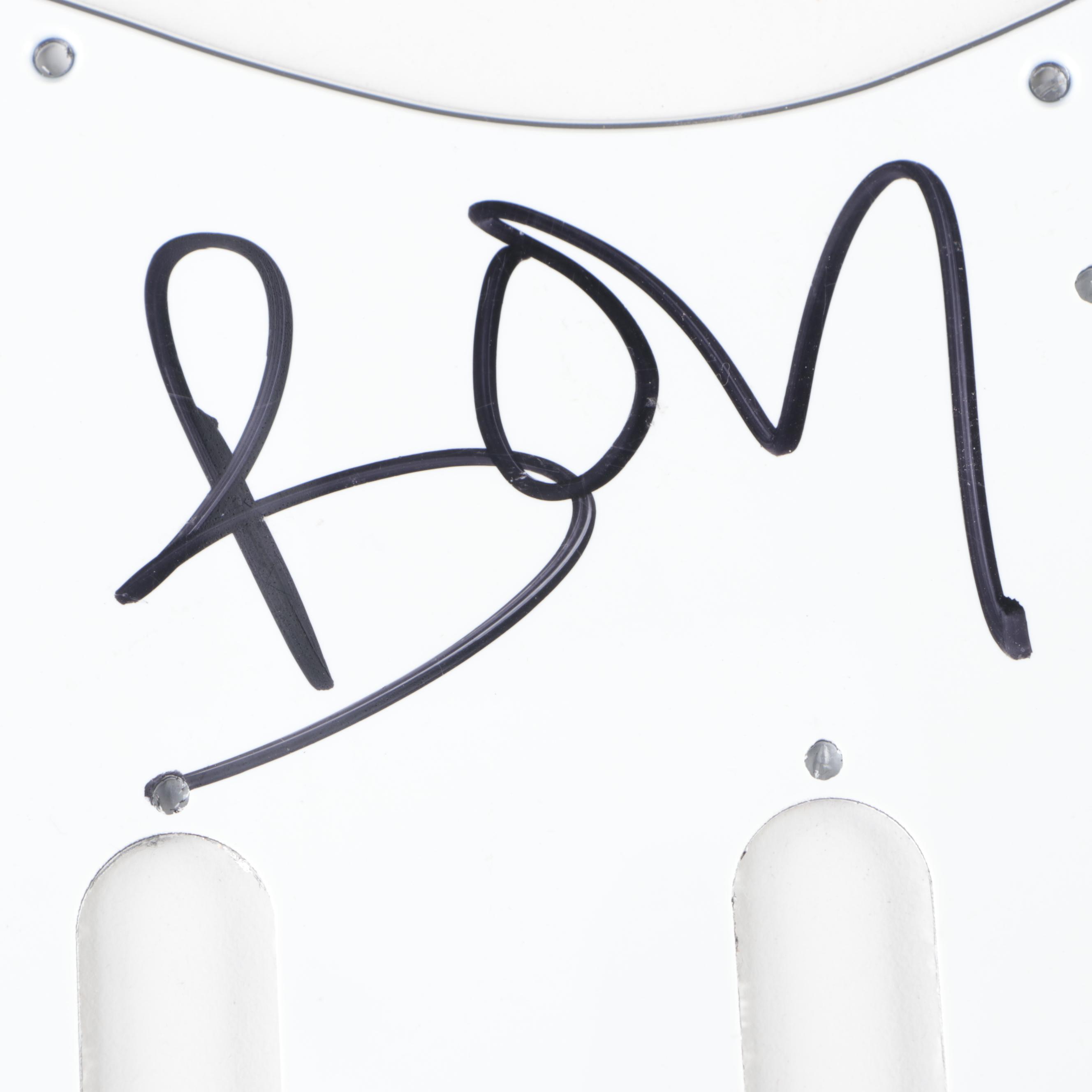 Signed Boy George Guitar Pickguard | EBTH