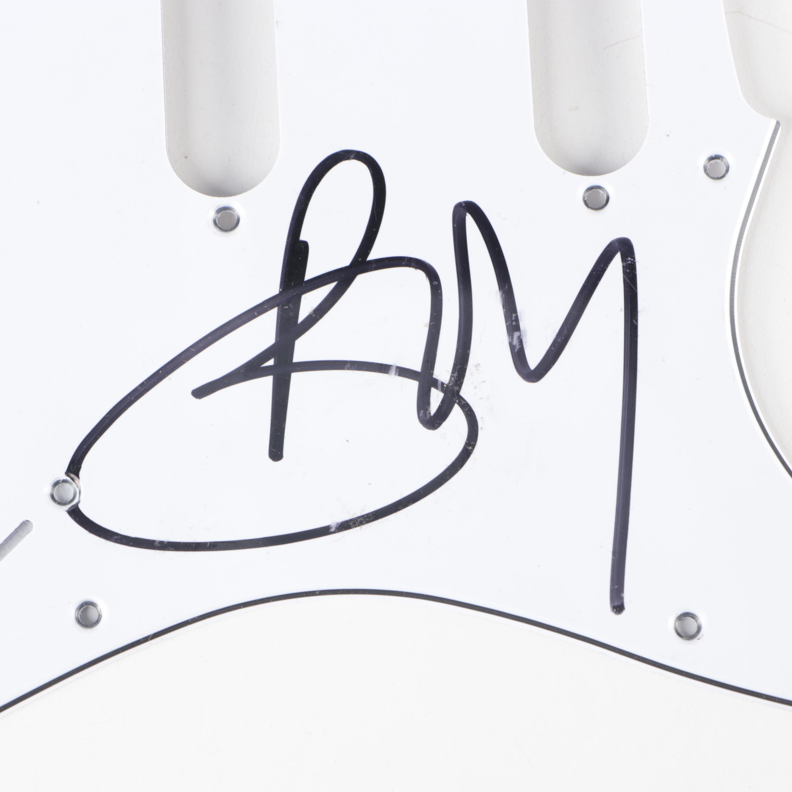Signed Boy George Guitar Pickguard | EBTH