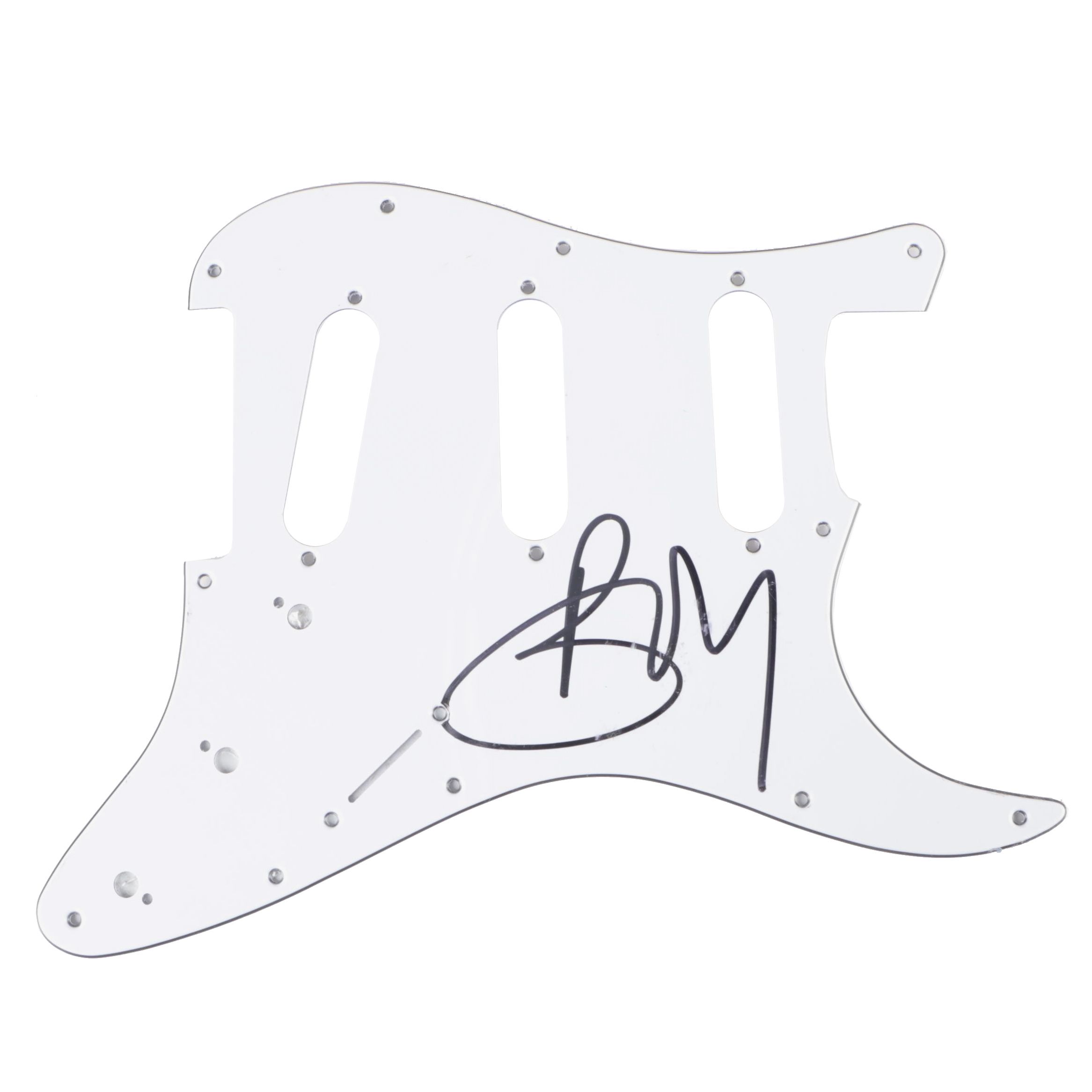 Signed Boy George Guitar Pickguard | EBTH