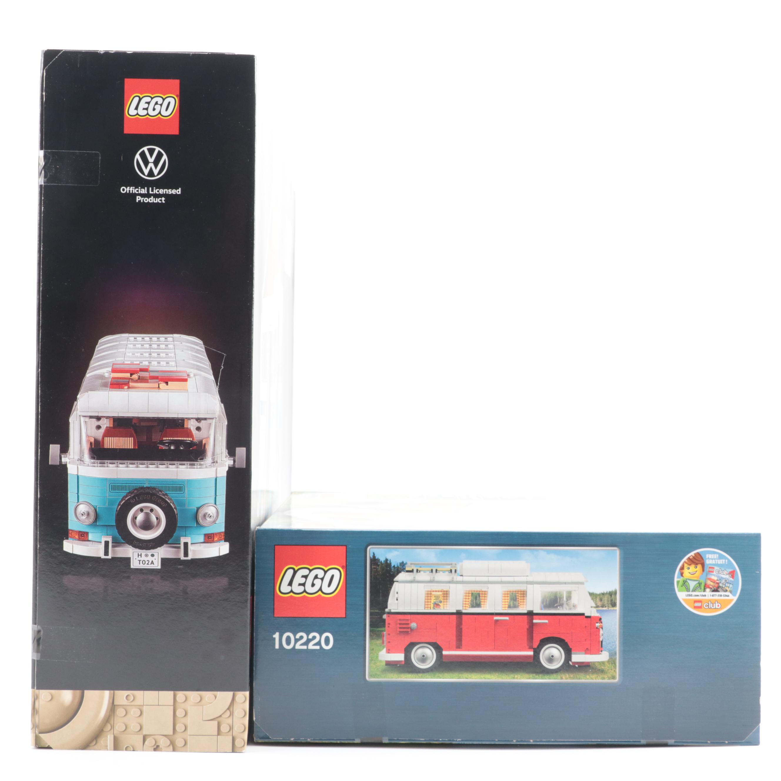 LEGO Volkswagen T1 and T2 Camper Van Building Sets | EBTH