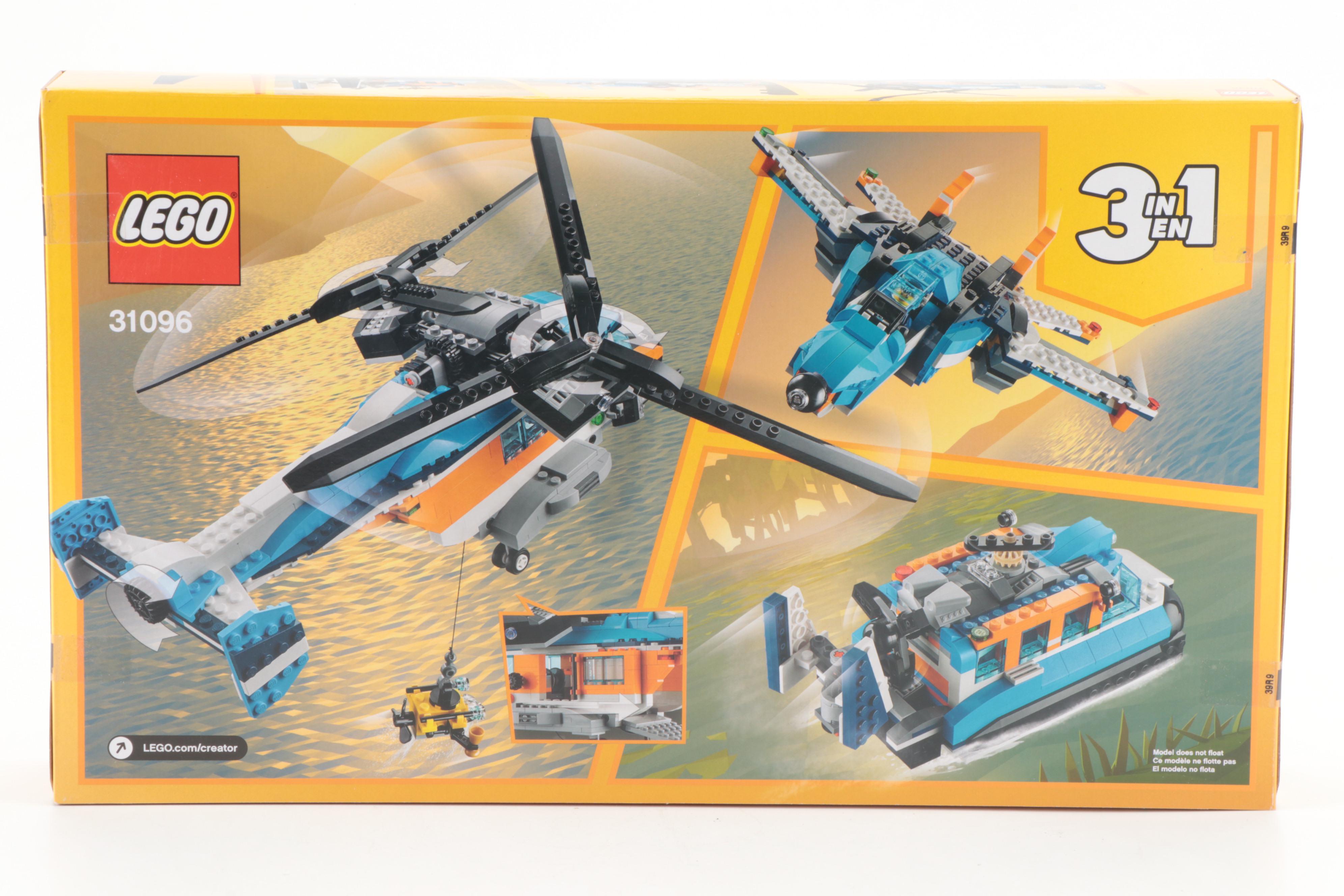 LEGO CITY and Creator Helicopter Building Kits | EBTH