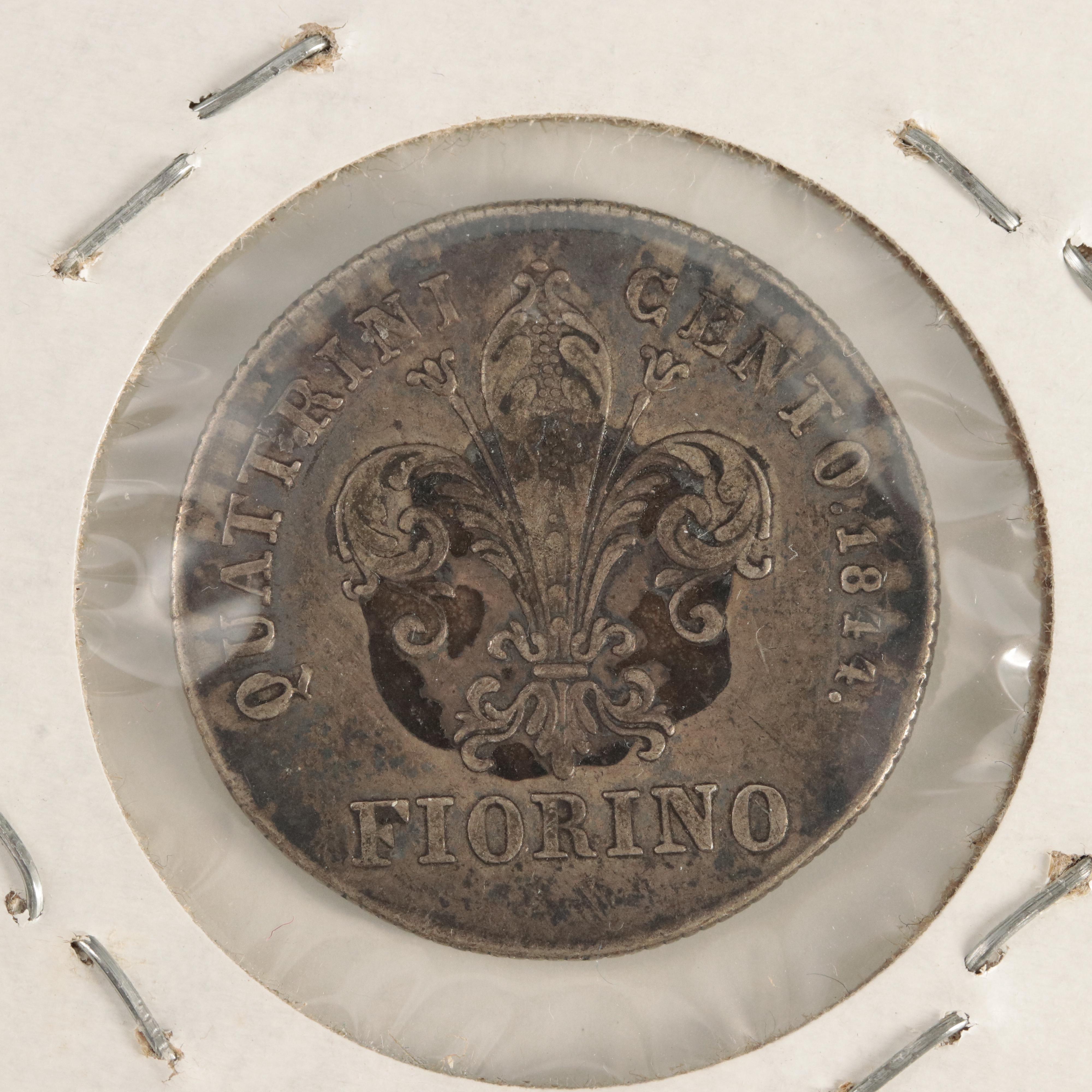 Two Silver Italian Coins From Tuscany | EBTH