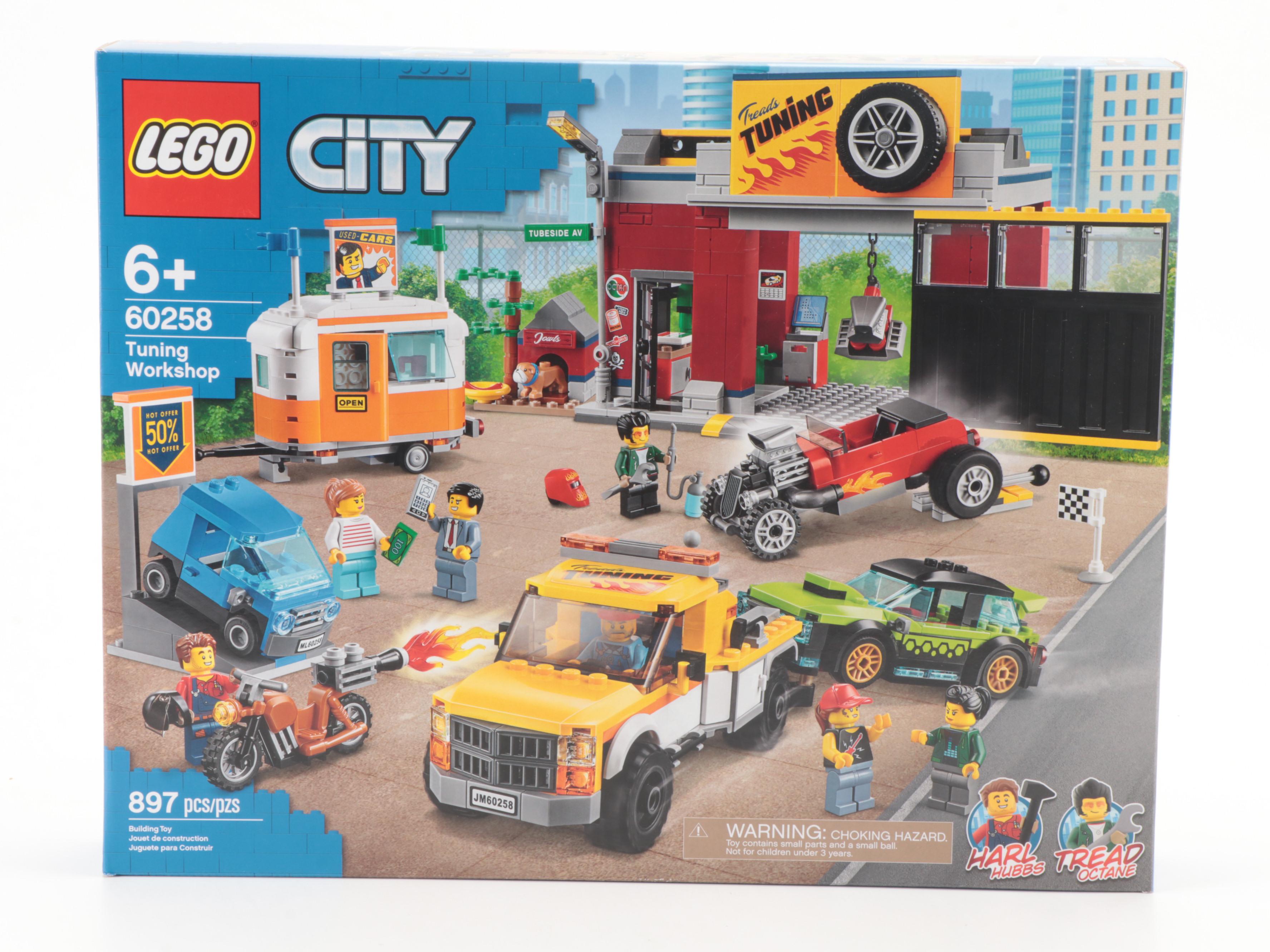 LEGO CITY Tuning Workshop and Other Sets | EBTH
