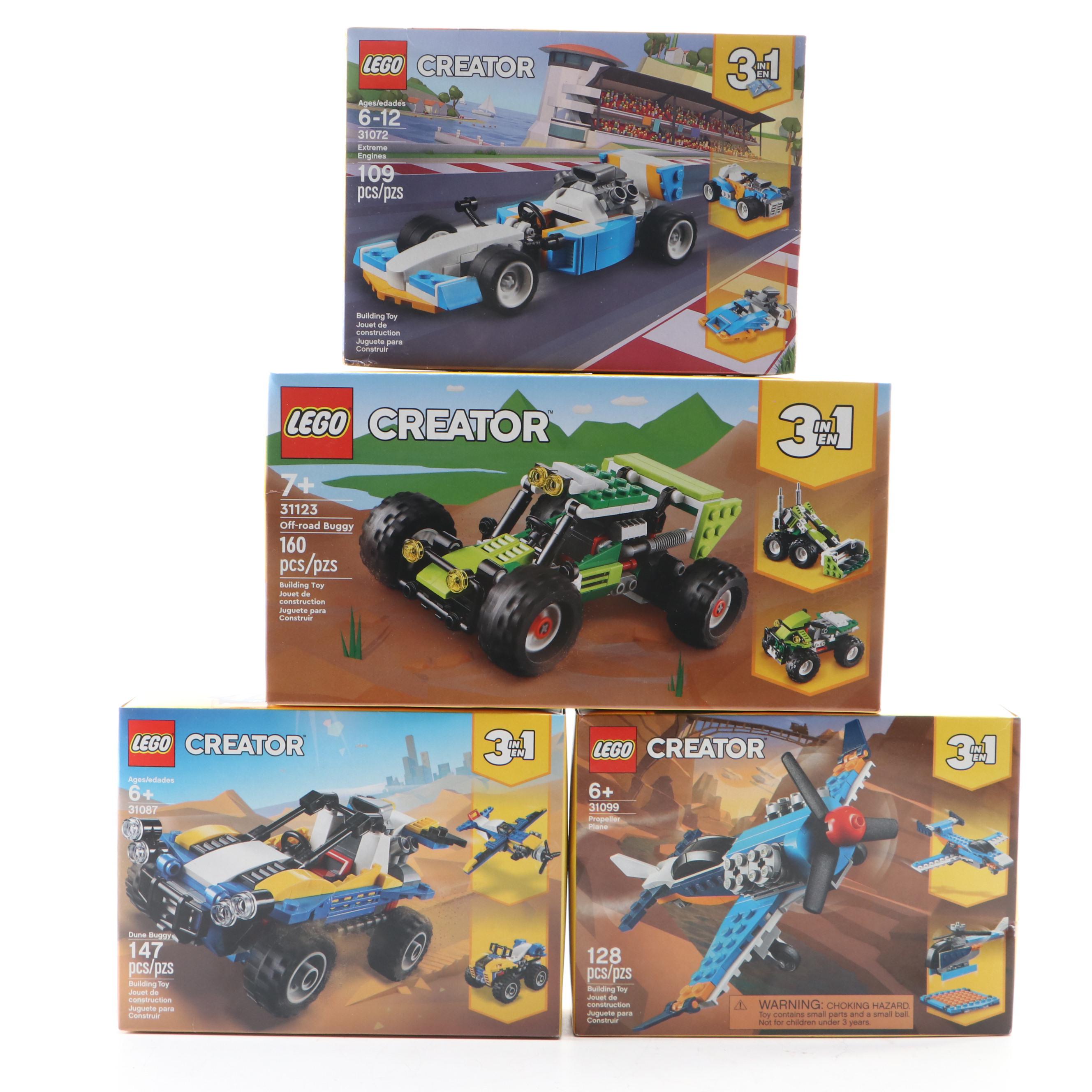 LEGO Creator Toy Construction Sets Including Sunset Track Racer | EBTH