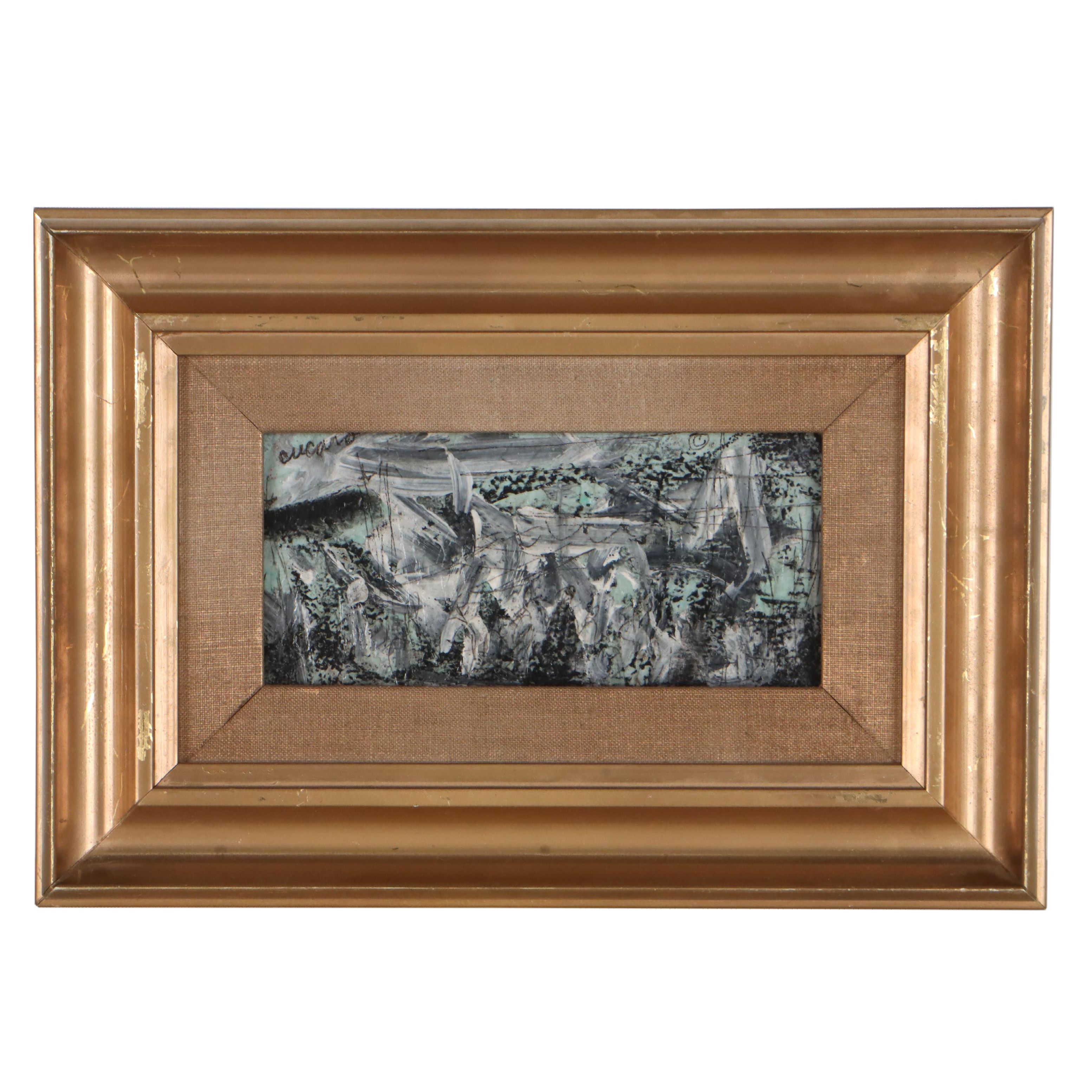 Pascal Cucaro Abstract Oil Painting | EBTH