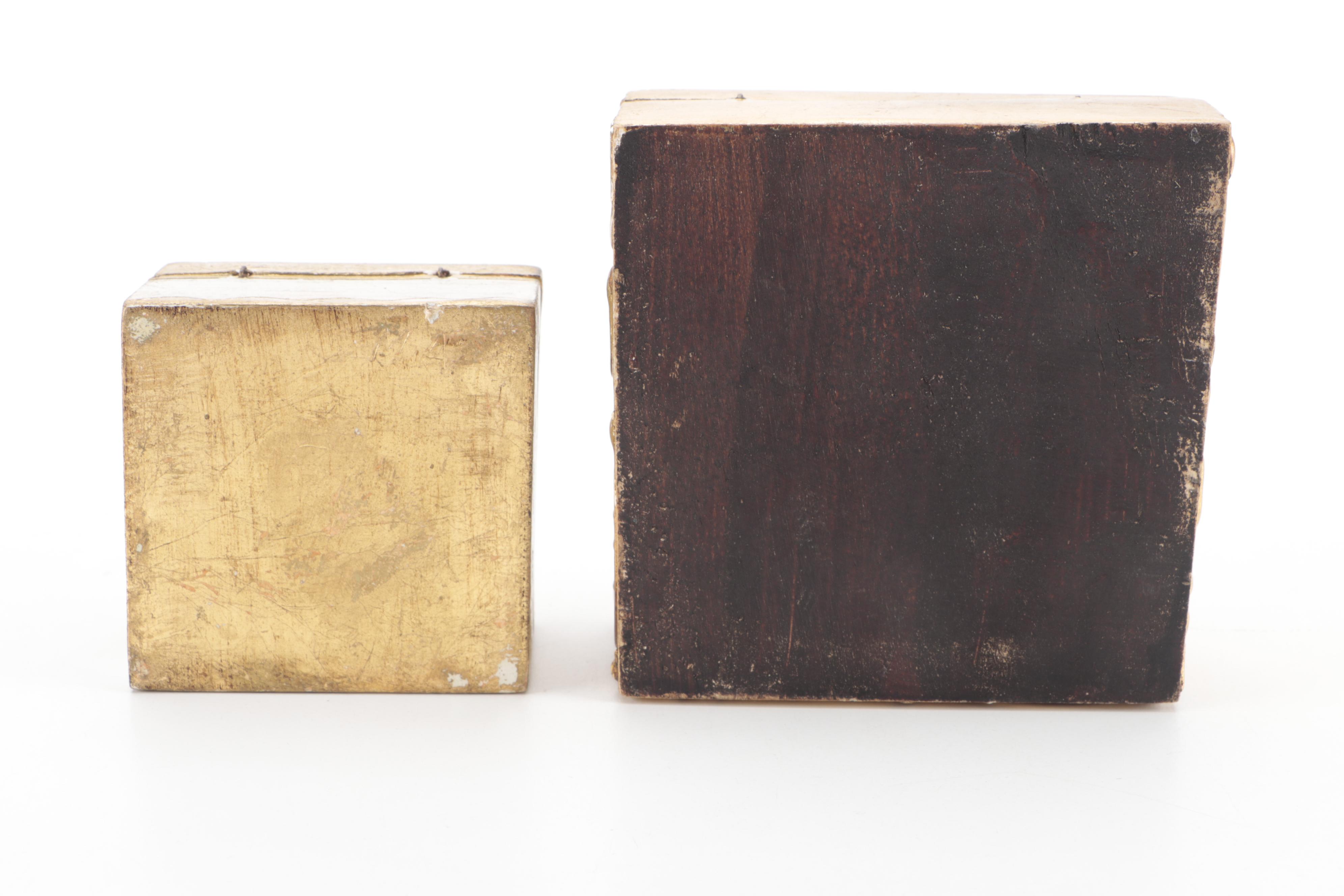 Offset Reproduction Lithograph, Paintings and Boxes After Renaissance ...