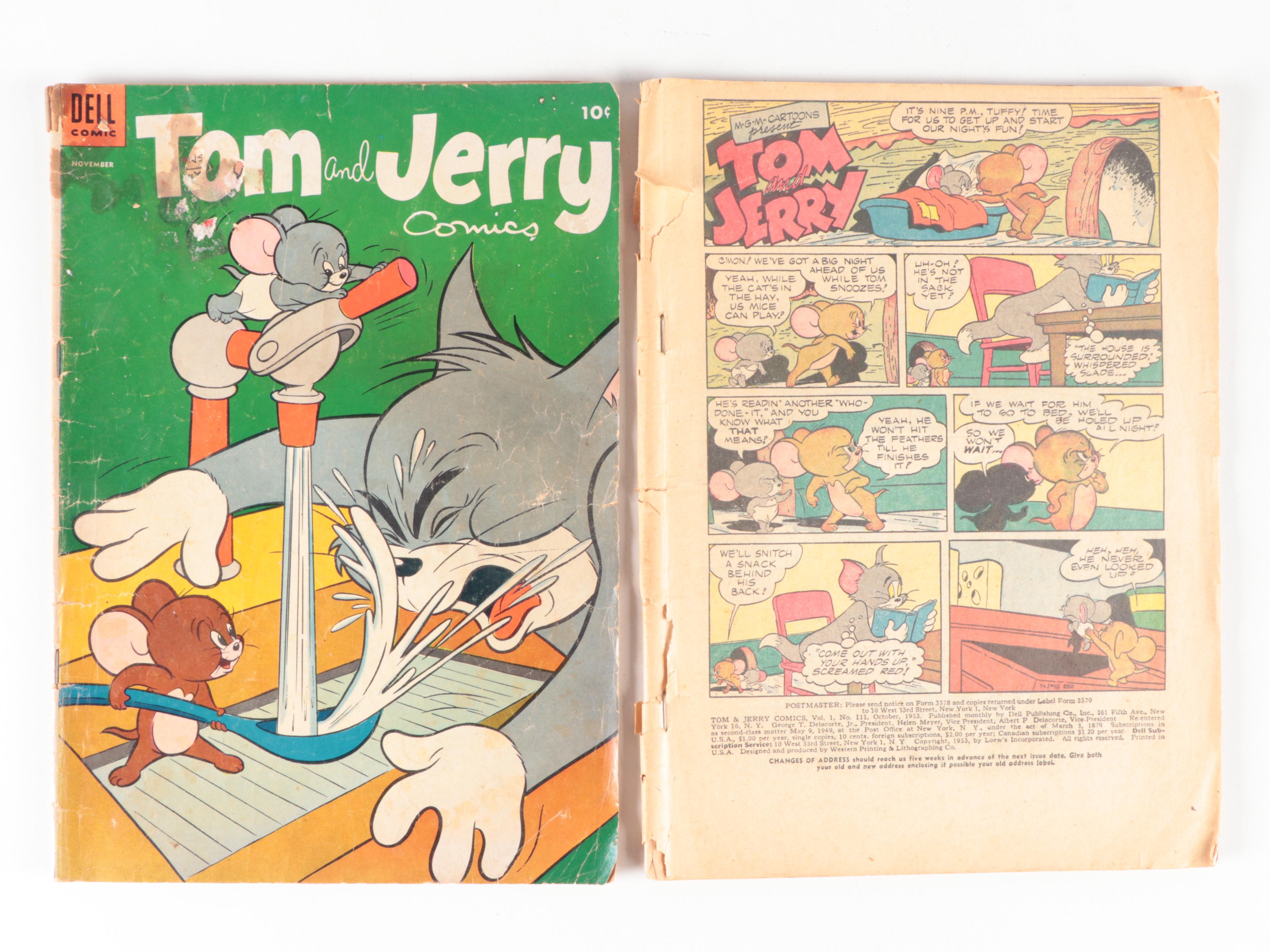 Tom and Jerry and Other Dell Comics with Atomic Rabbit and More Comic ...