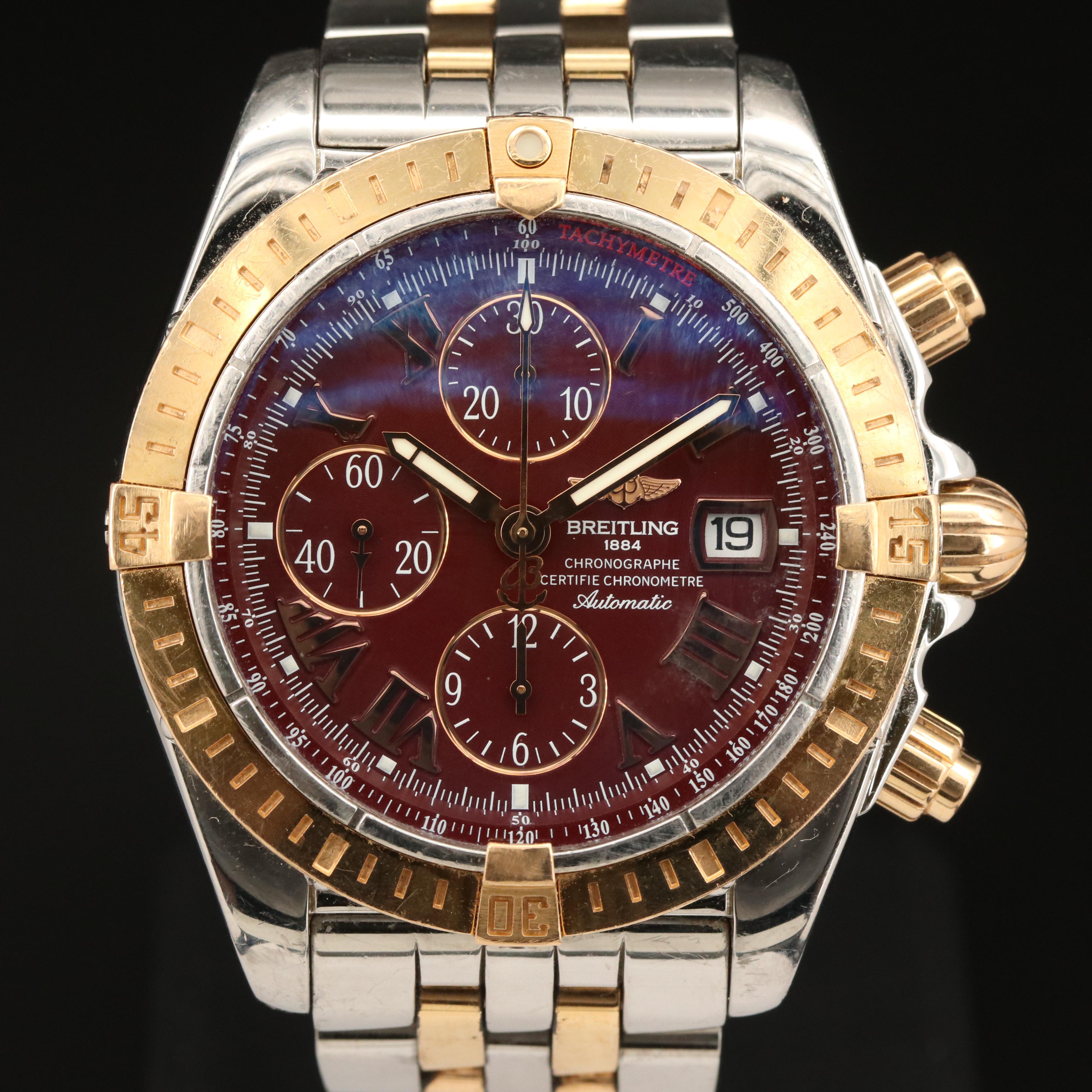 Breitling Chronomat Evolution Two-Tone Wristwatch | EBTH