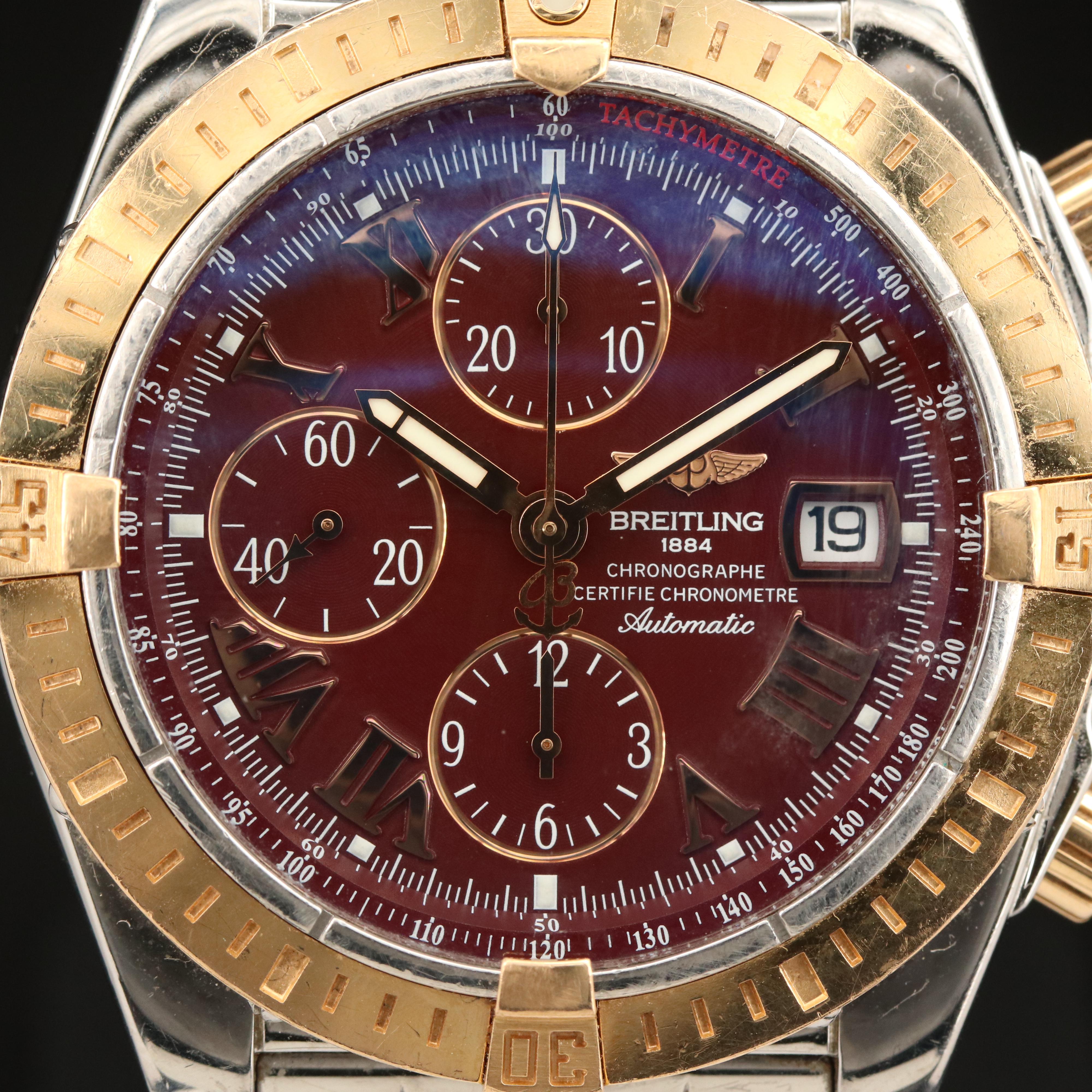 Breitling Chronomat Evolution Two-Tone Wristwatch | EBTH