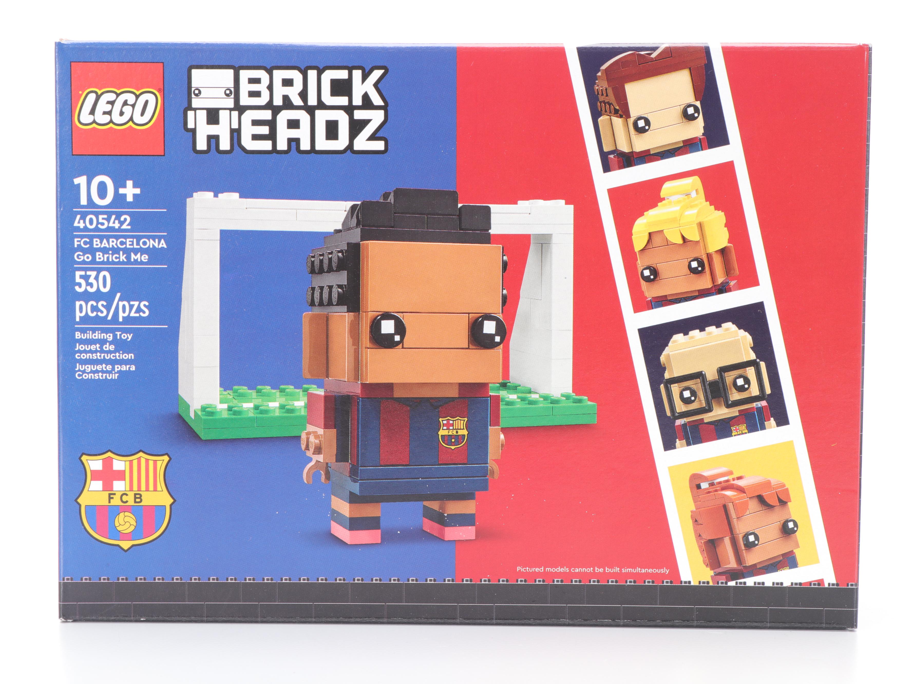 LEGO FC Barcelona Camp Nou Stadium and BrickHeadz Character | EBTH