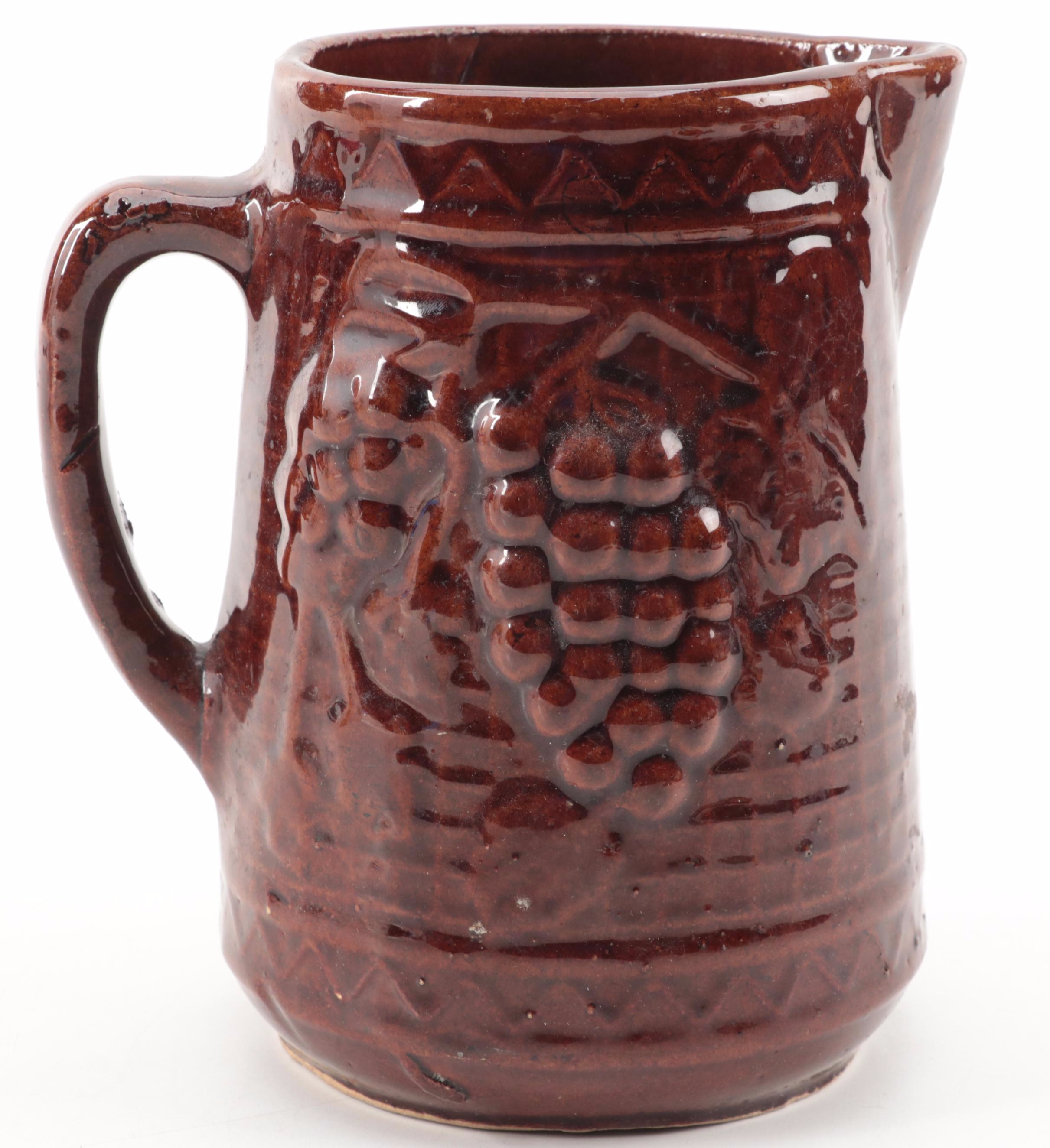 McCoy Pottery Pitchers and Star Stoneware Pitcher, Early to Mid-20th ...