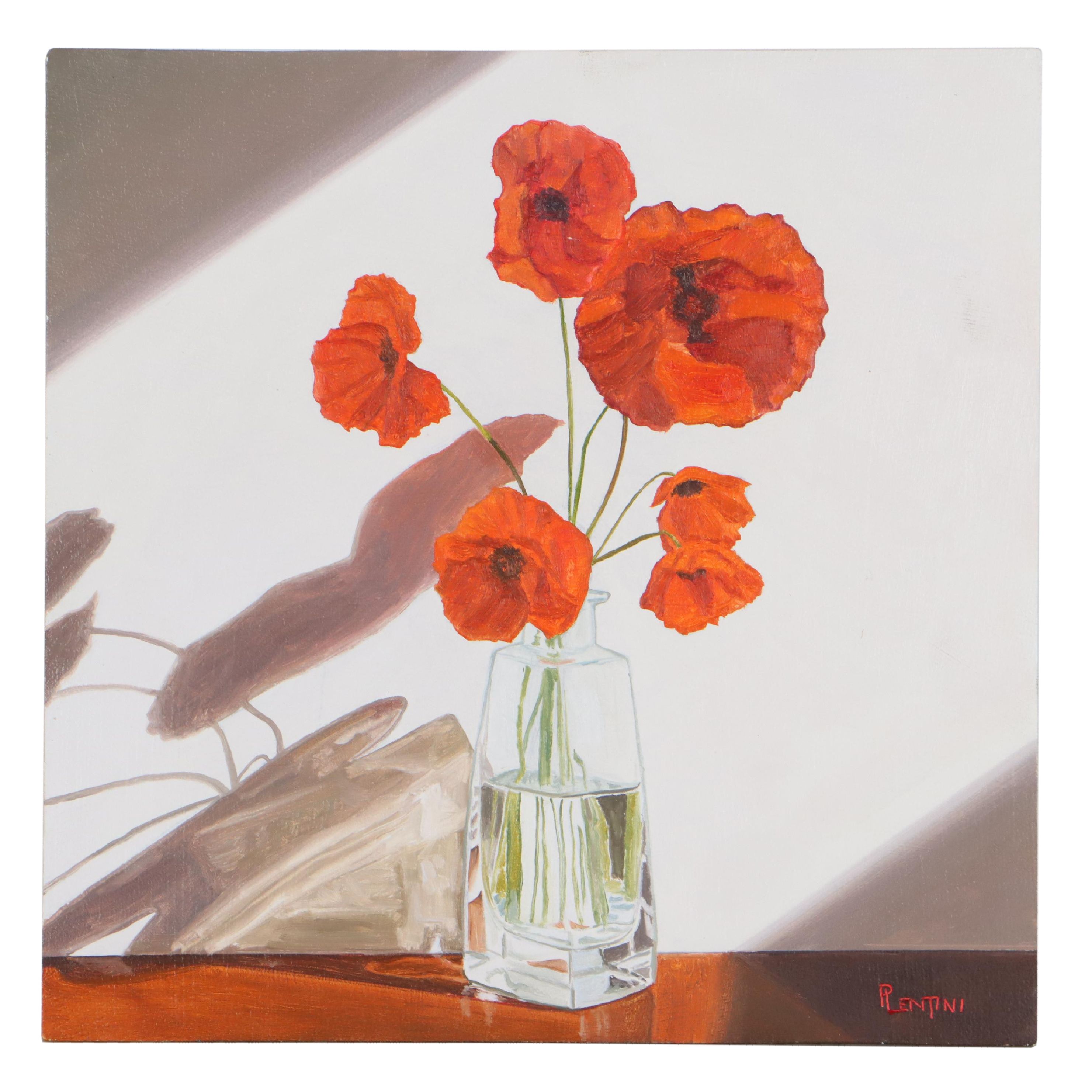 Peter Lentini Still Life Oil Painting "Pendenza," 21st Century | EBTH
