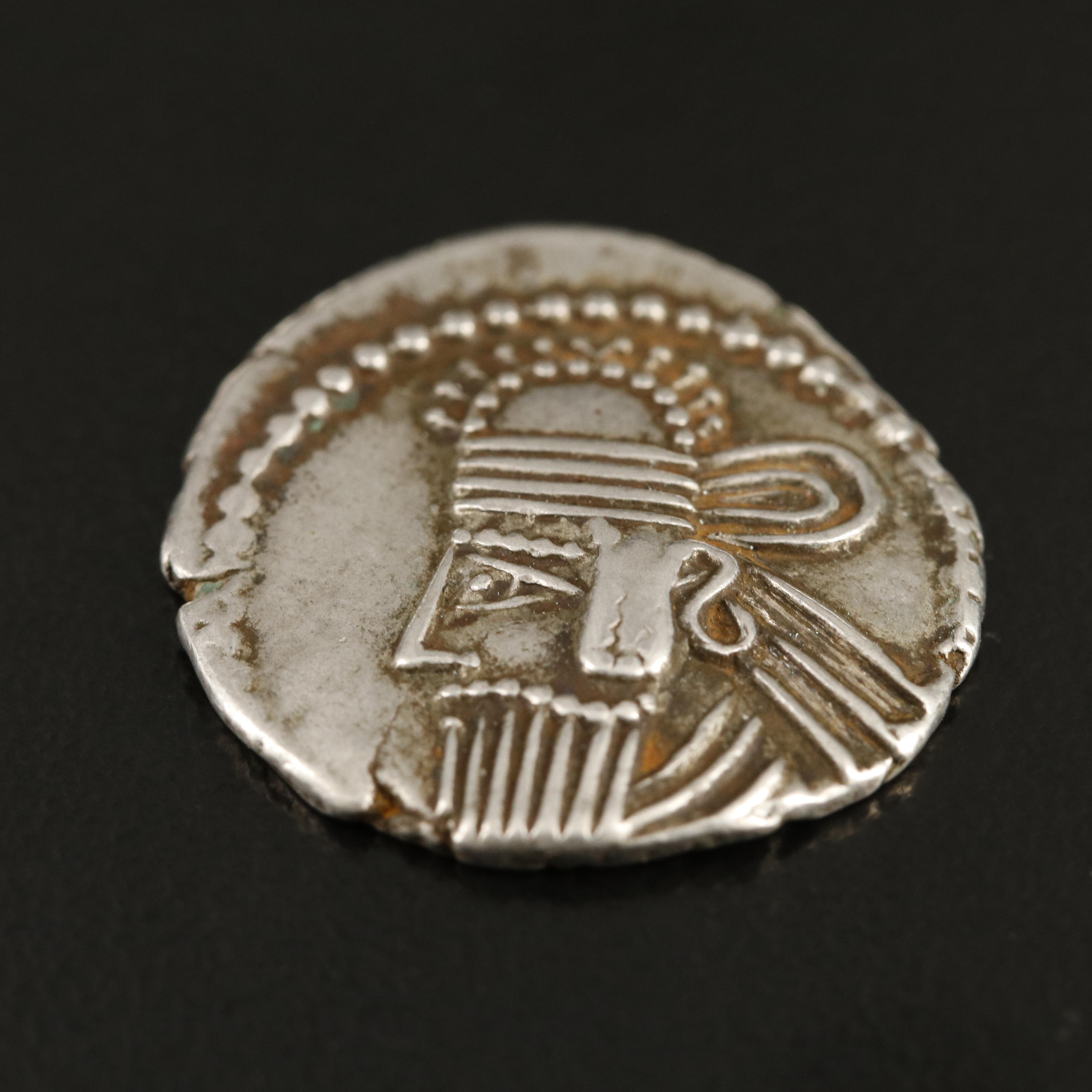 Ancient Parthian AR Drachm of Vologases IV, ca. 150 AD | EBTH