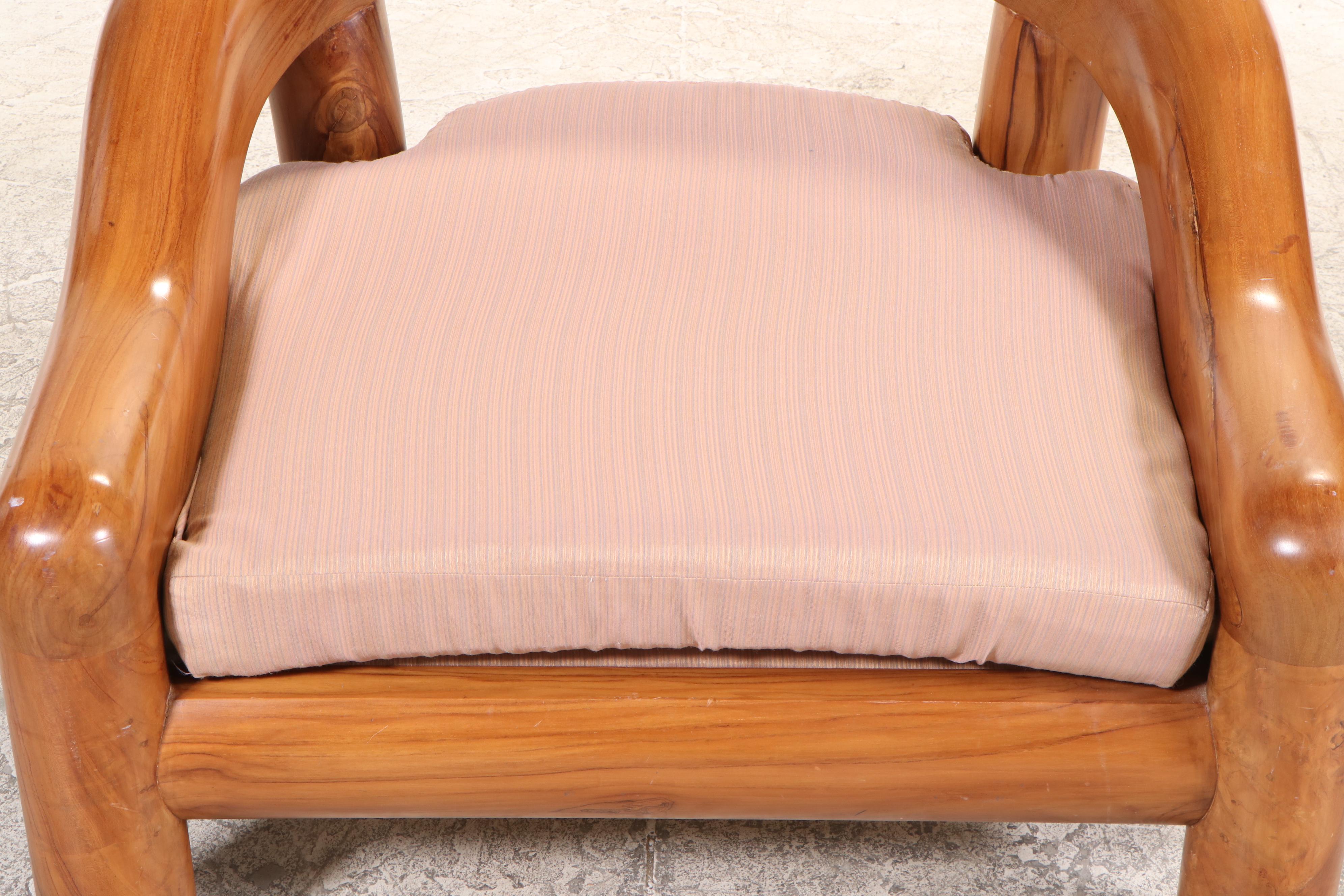 Modern Chinese Style Lounge Chair and Ottoman | EBTH