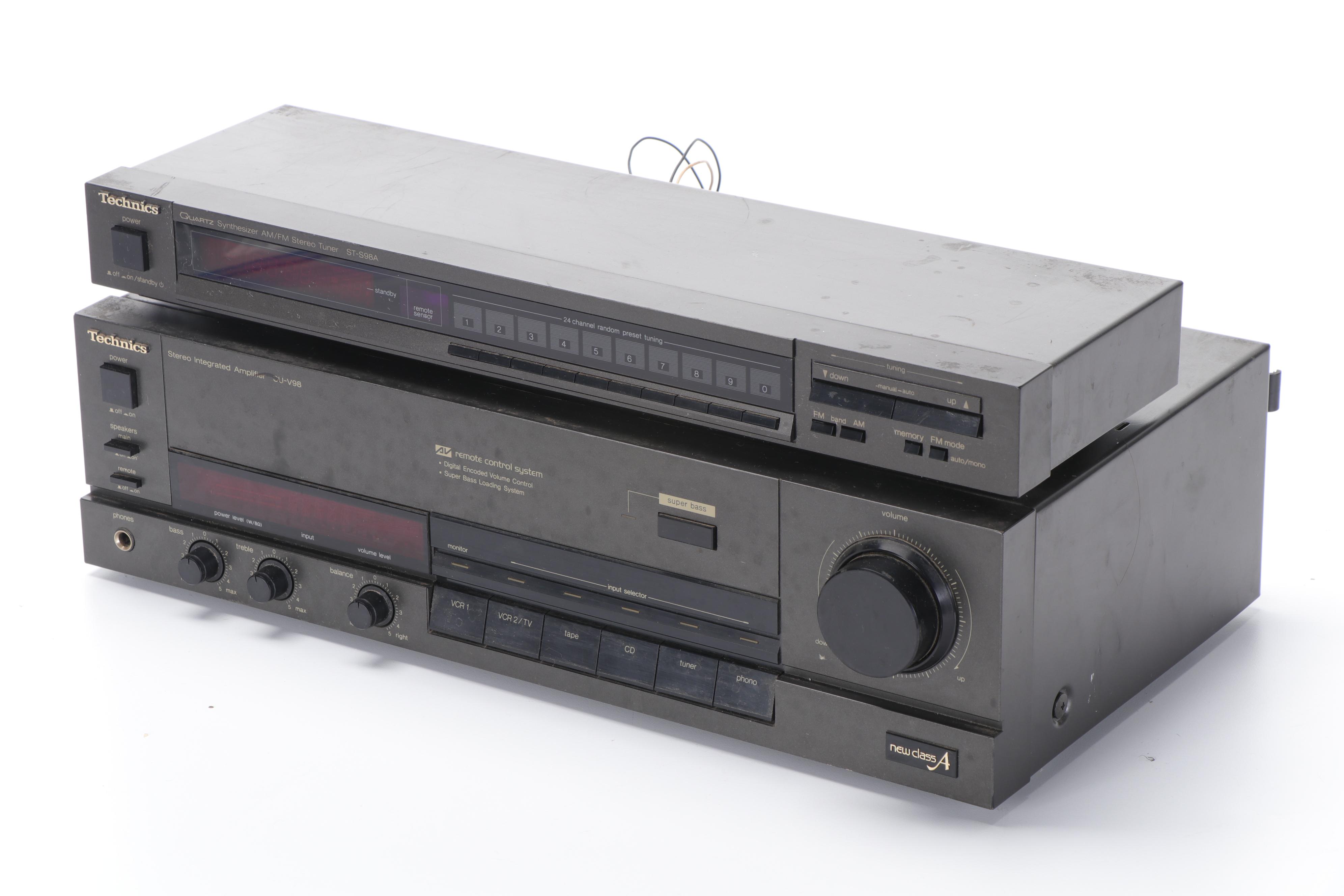 Technics Equalizer, Tuner and Amplifier, Onkyo Compact Disc Changer | EBTH