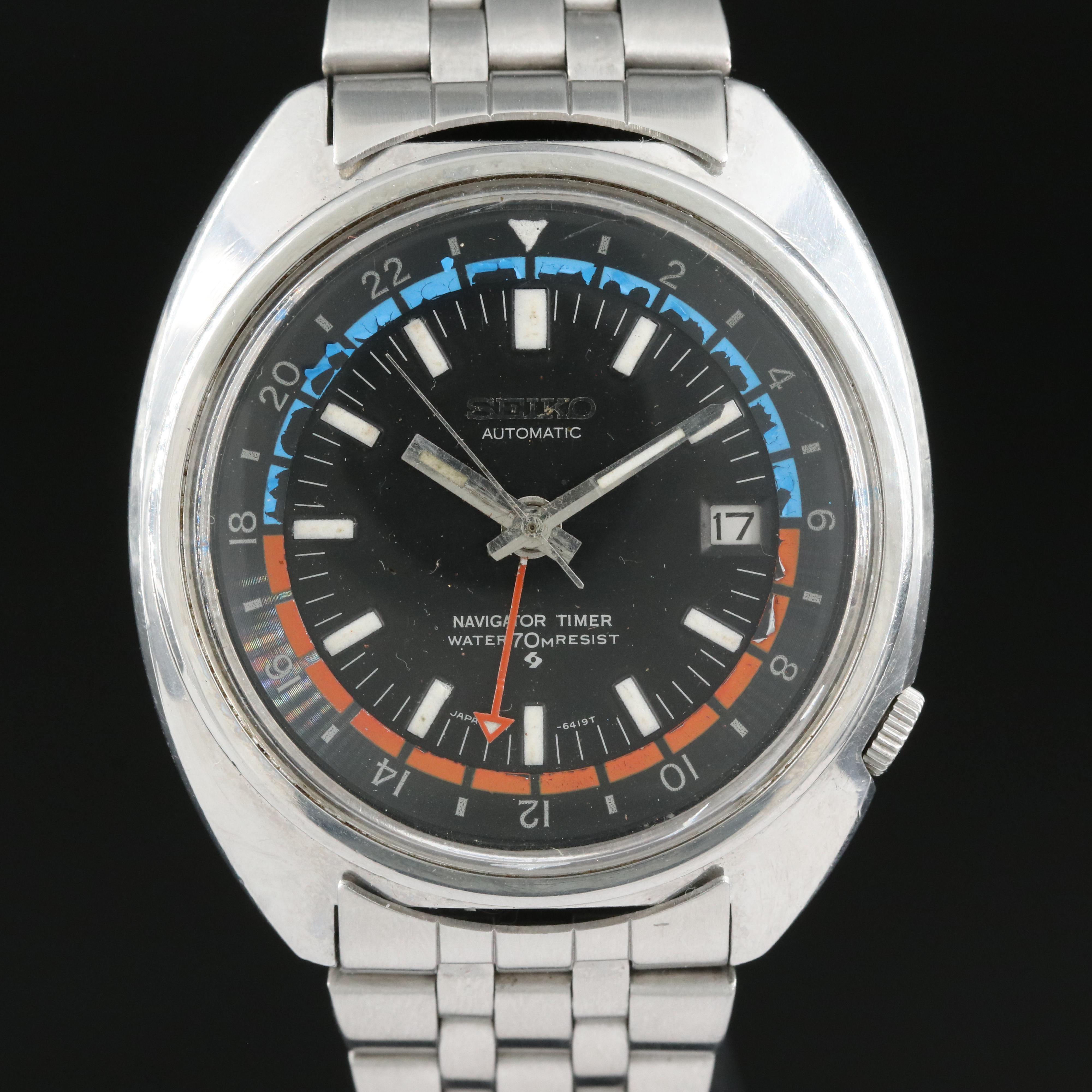 Vintage Seiko Navigator Timer Wristwatch | EBTH
