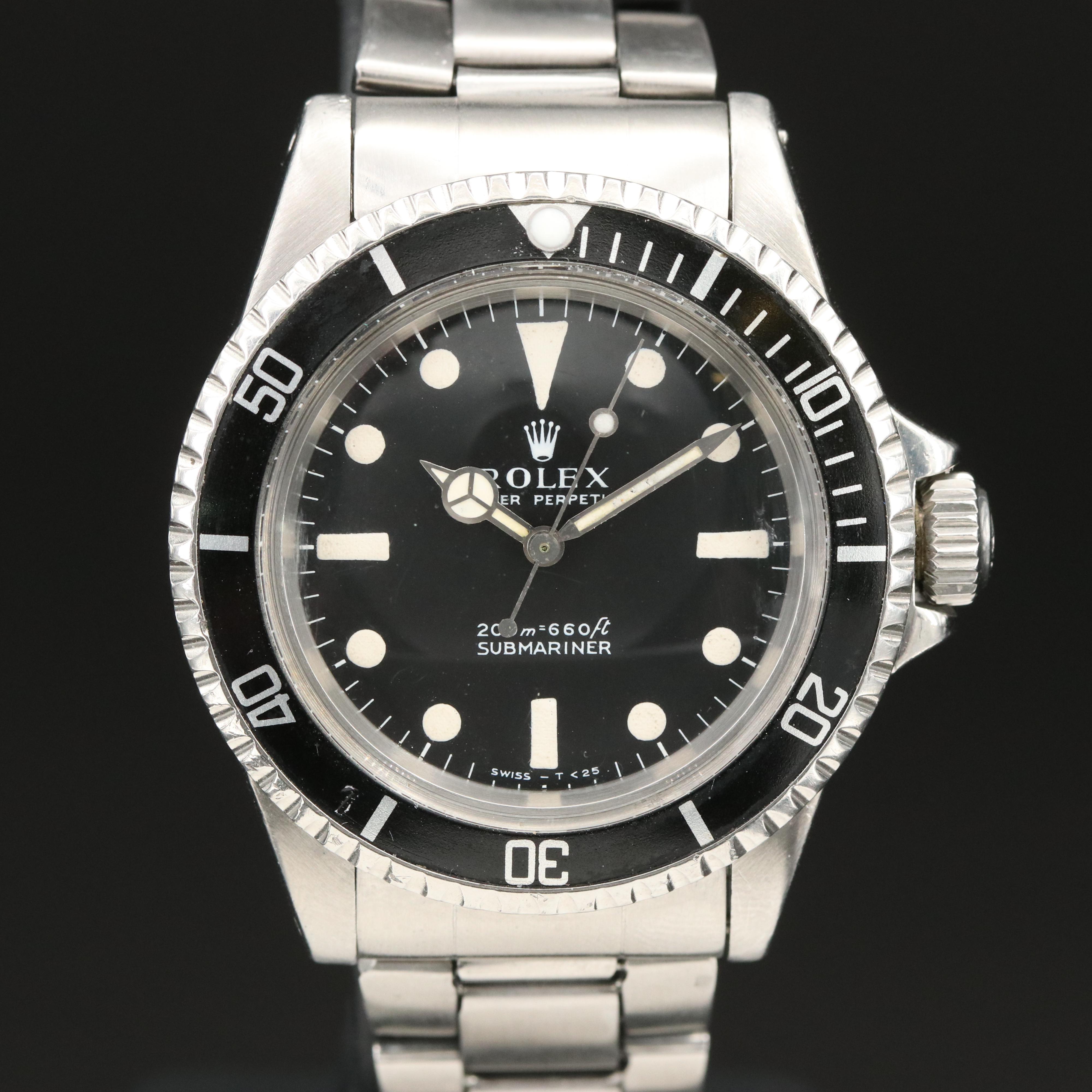 Vintage Rolex Oyster Perpetual Submariner Wristwatch | EBTH