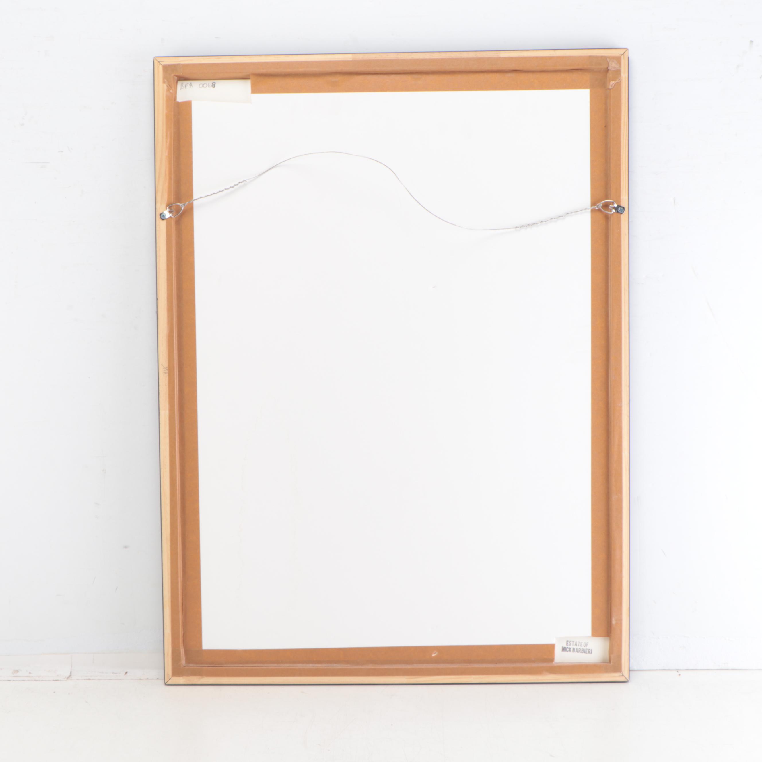 Nicholas Barbieri Minimalist Mixed Media Composition | EBTH