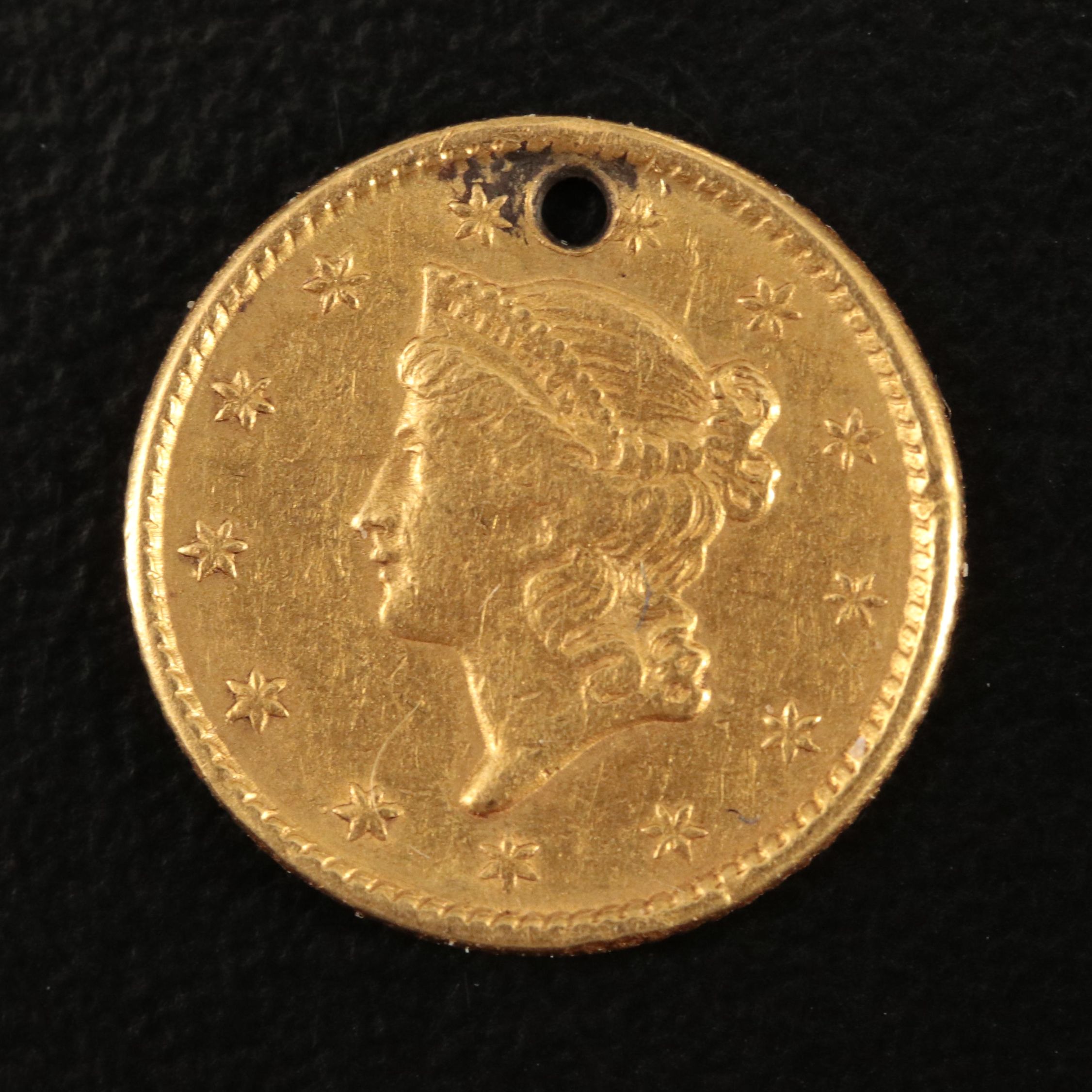 1851 Liberty Head $1 Gold Coin | EBTH