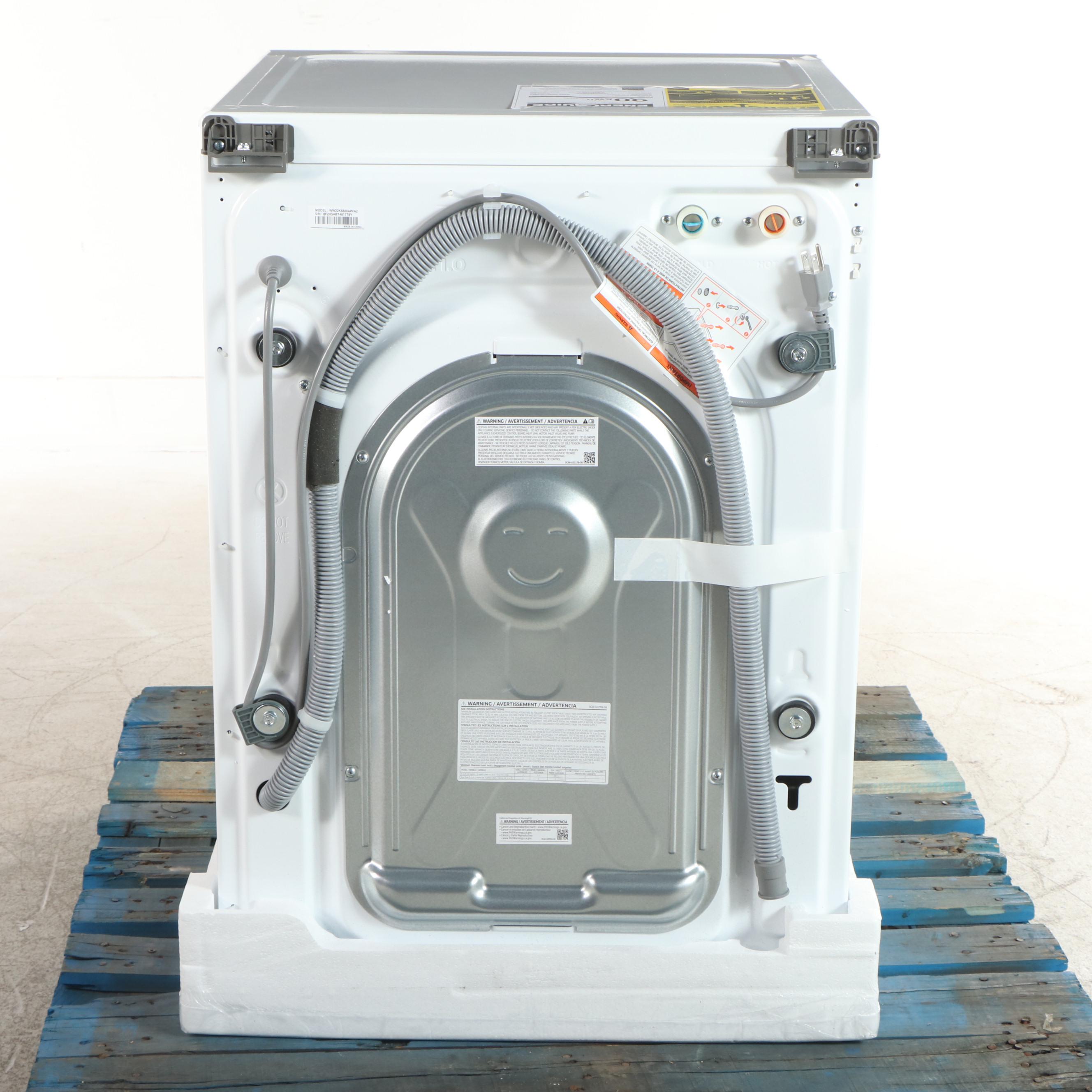 Samsung 2.2 Cu. Ft. White Compact Front Load Washer with Super Speed | EBTH