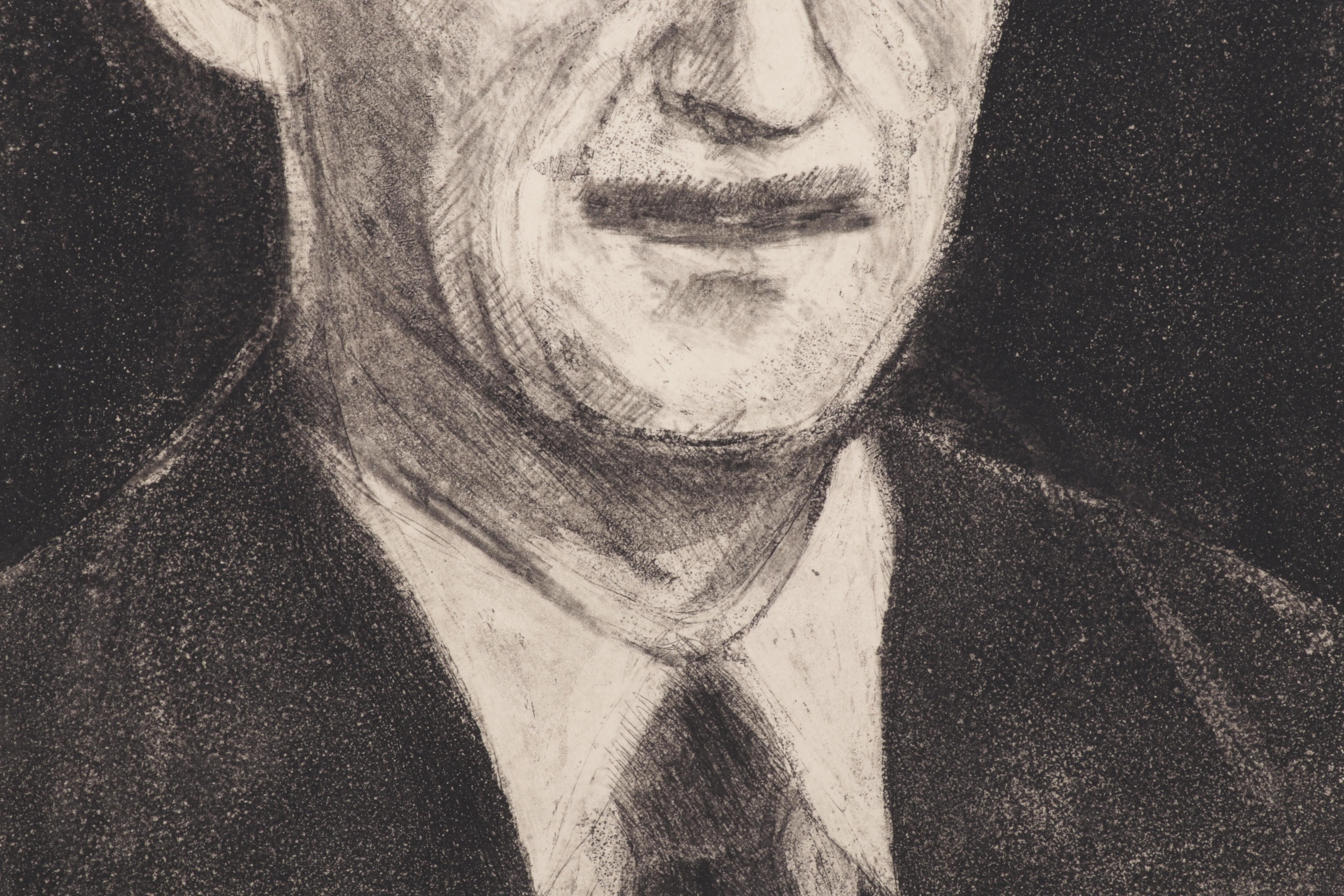 Sidney Chafetz Etching With Aquatint "George Orwell," 1984 | EBTH