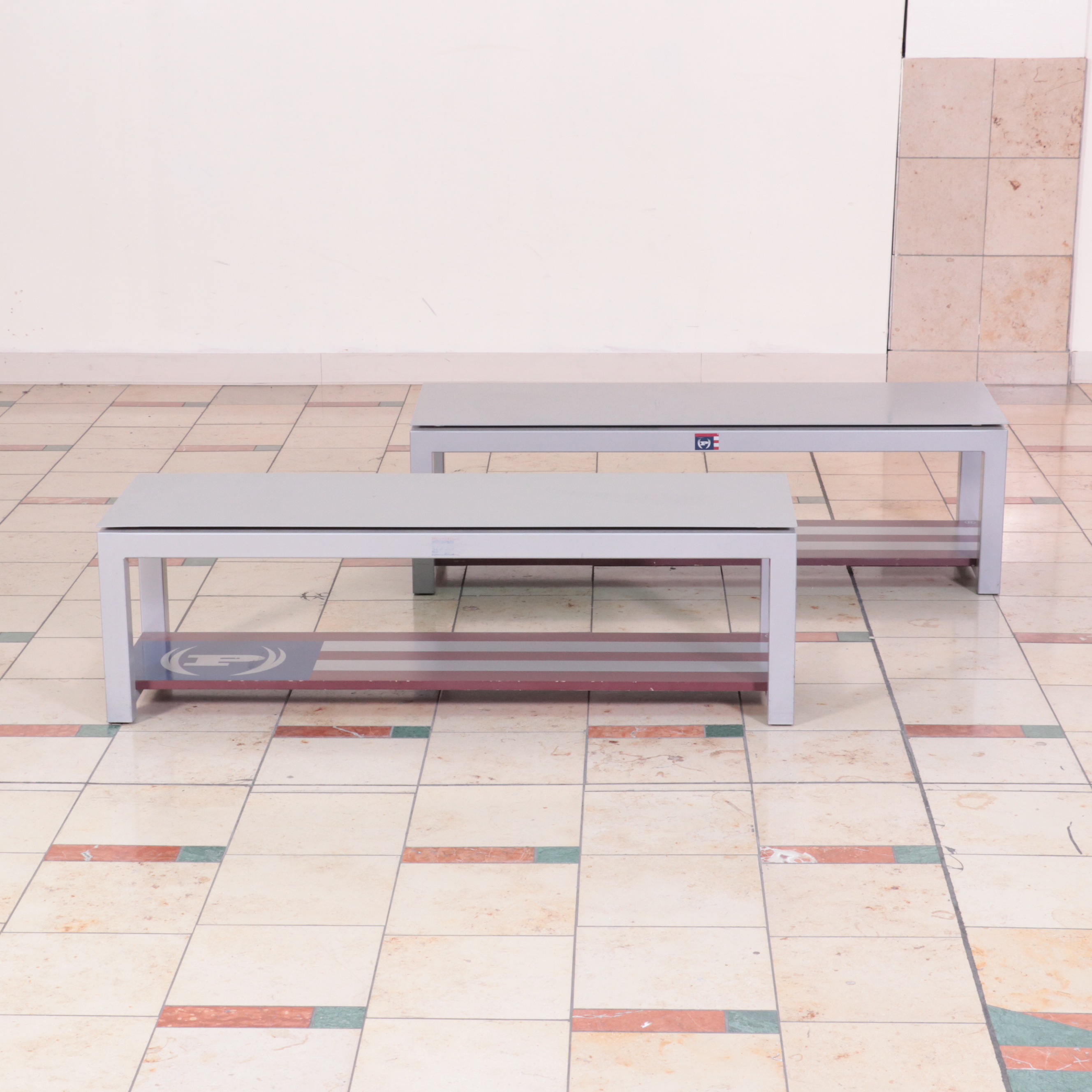 Three Phat Farm Metal Display Tables | EBTH