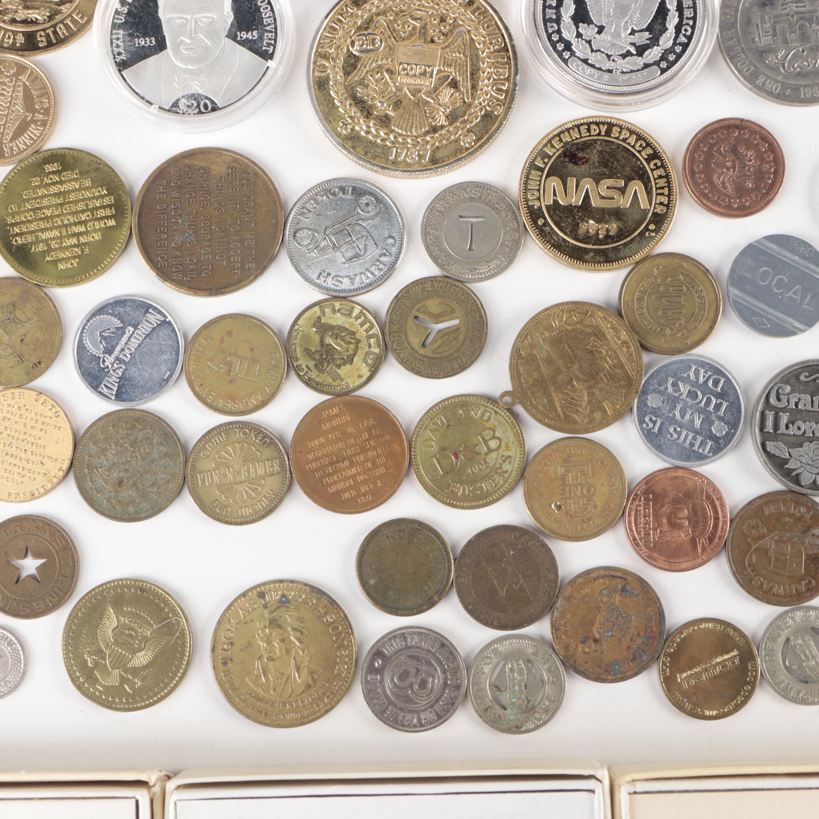 Collection of Tokens, Replica Coinage, and Medals | EBTH