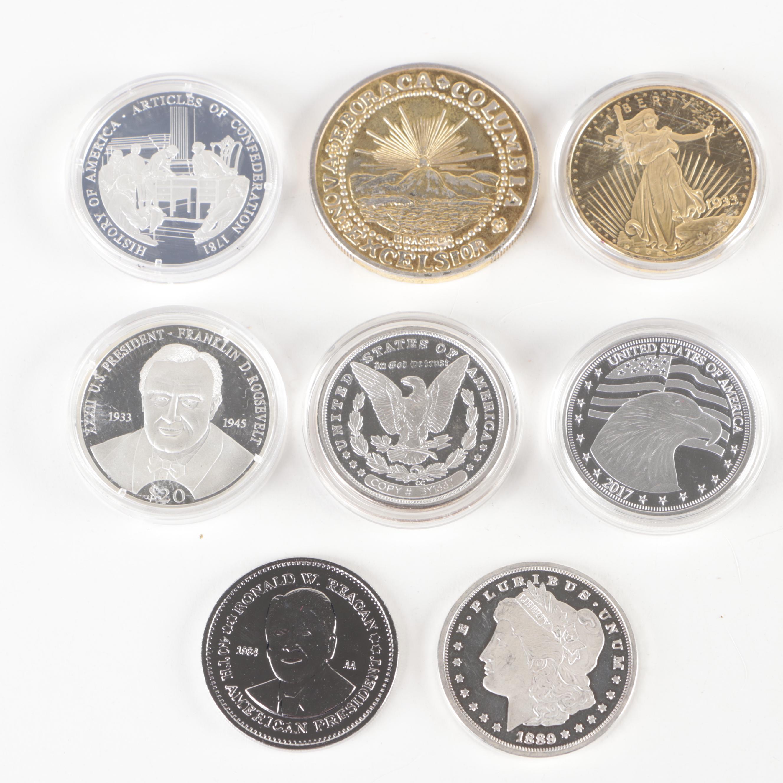 Collection of Tokens, Replica Coinage, and Medals | EBTH