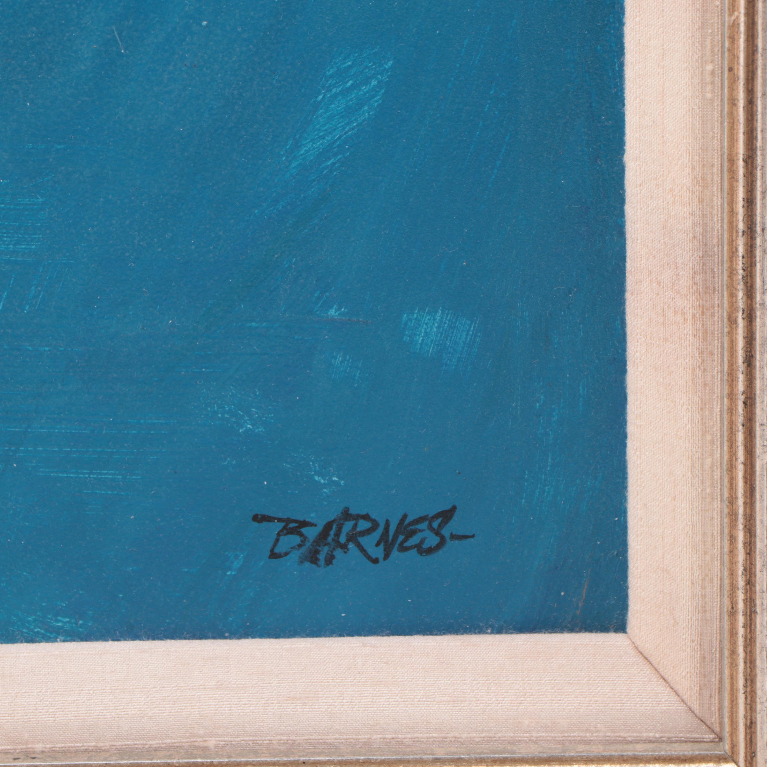 Al Barnes Oil Painting of Marlin Fish | EBTH