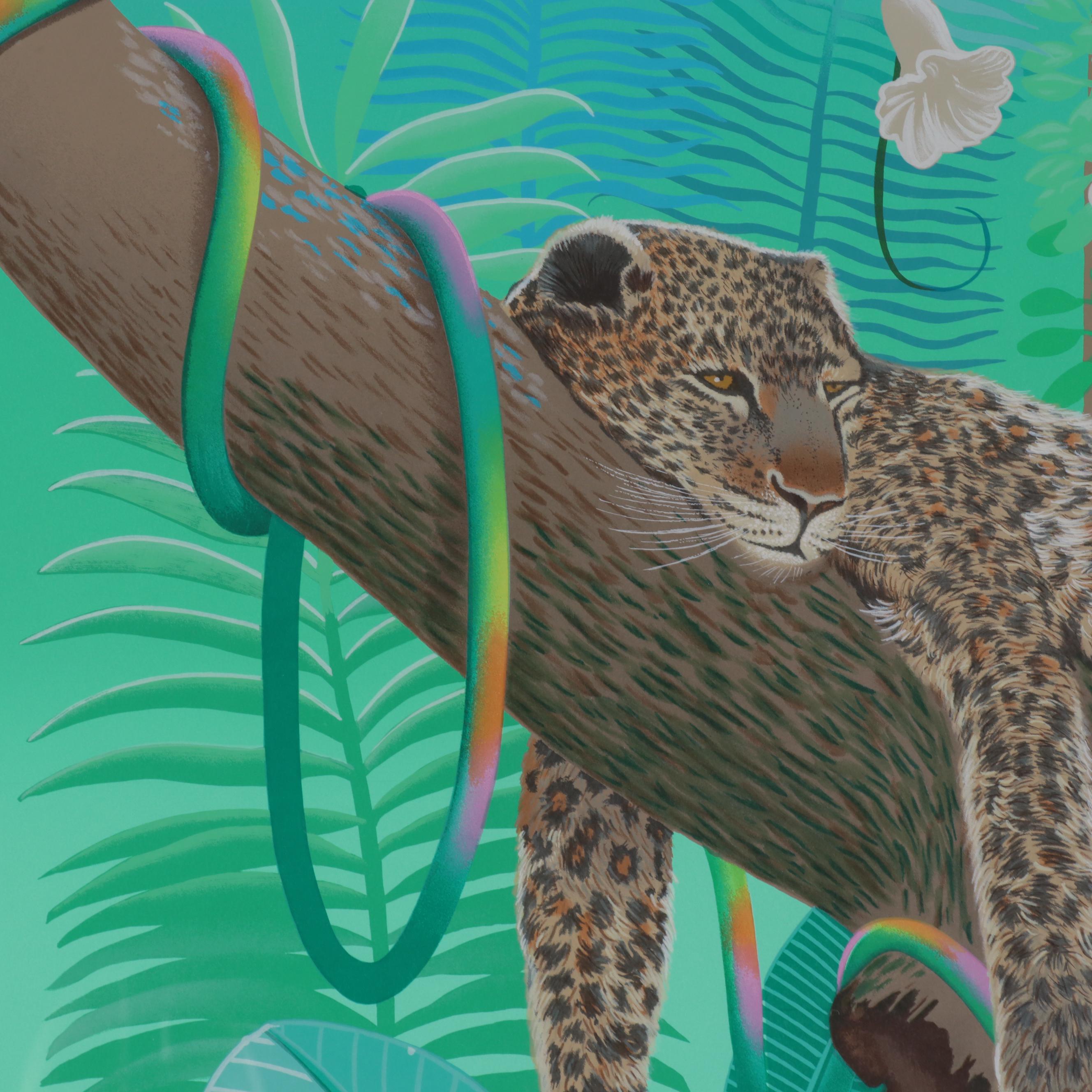 David Utz Serigraph "Jungle Siesta," 1993 | EBTH