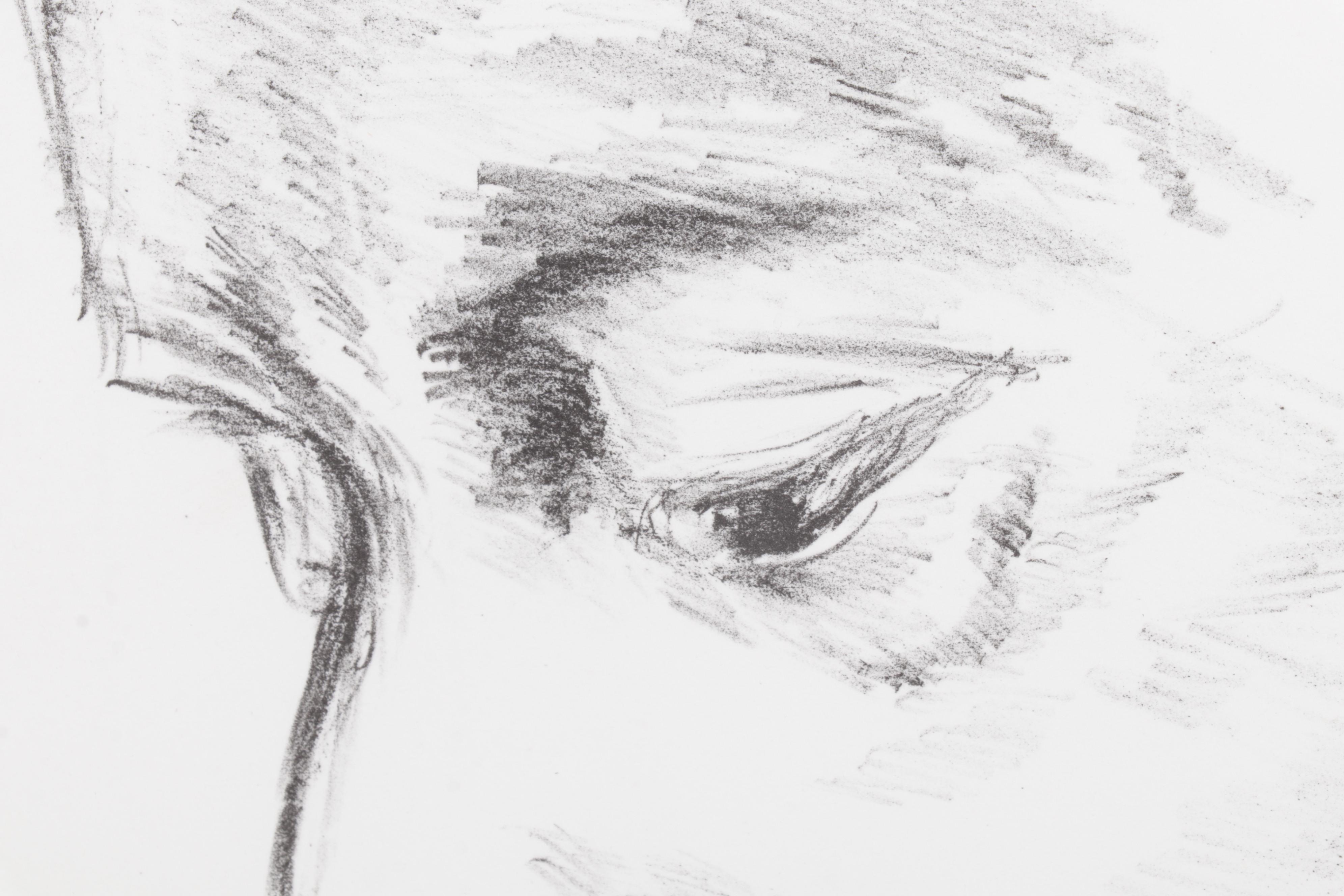 Sidney Chafetz Portrait Lithograph "Isaac Bashevis Singer," 1981 | EBTH