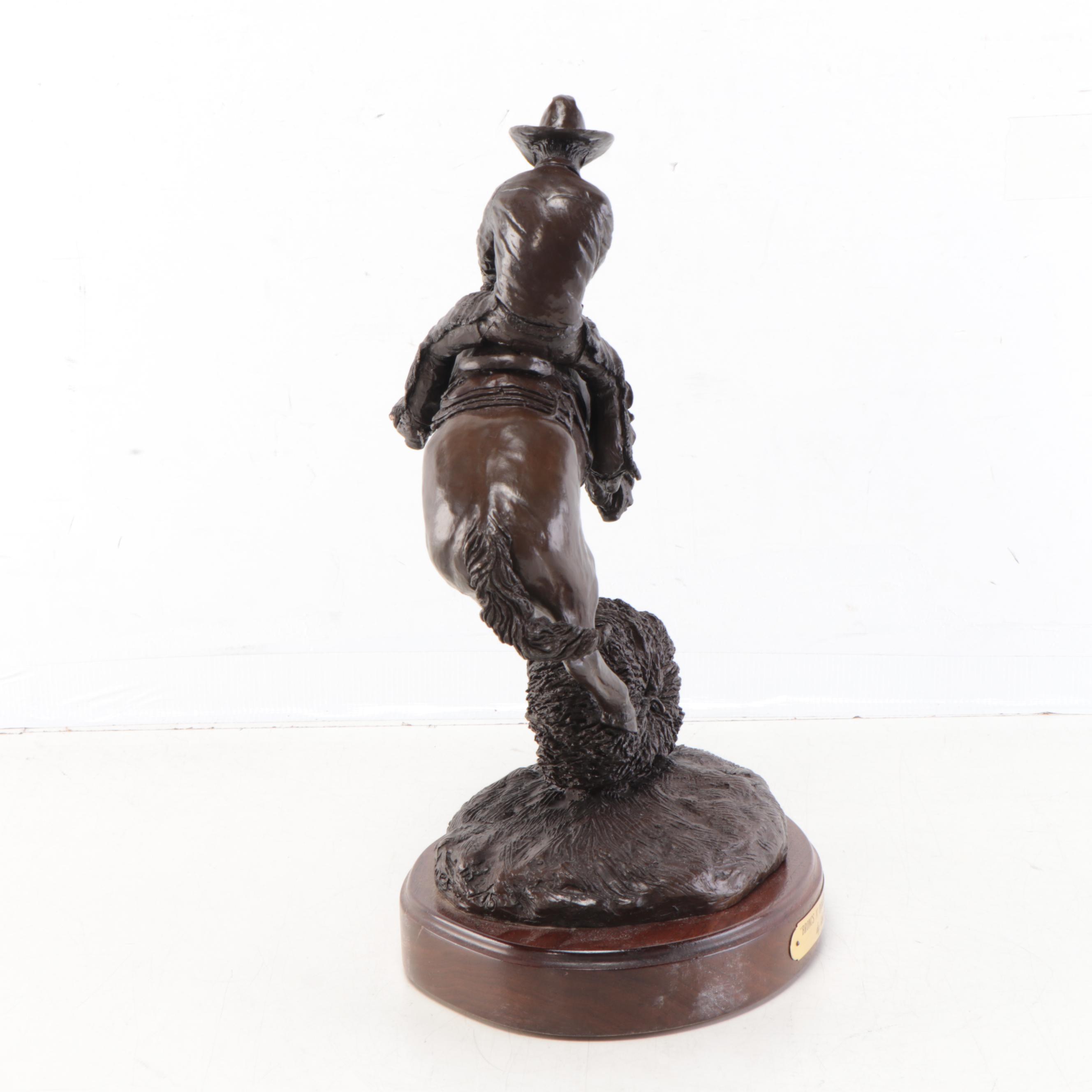 Edd Hayes Bronze Sculpture "Broncs n' Booger Tumbleweeds," 1982 | EBTH