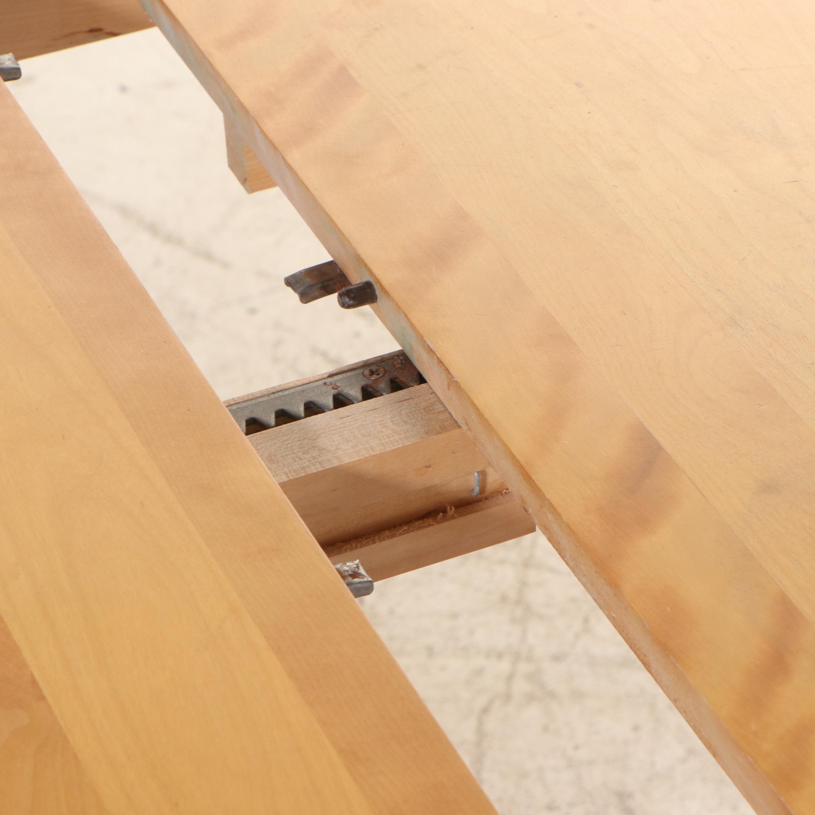 Seven-Piece Maple and Parcel-Painted Dining Set, Including Muebles ...