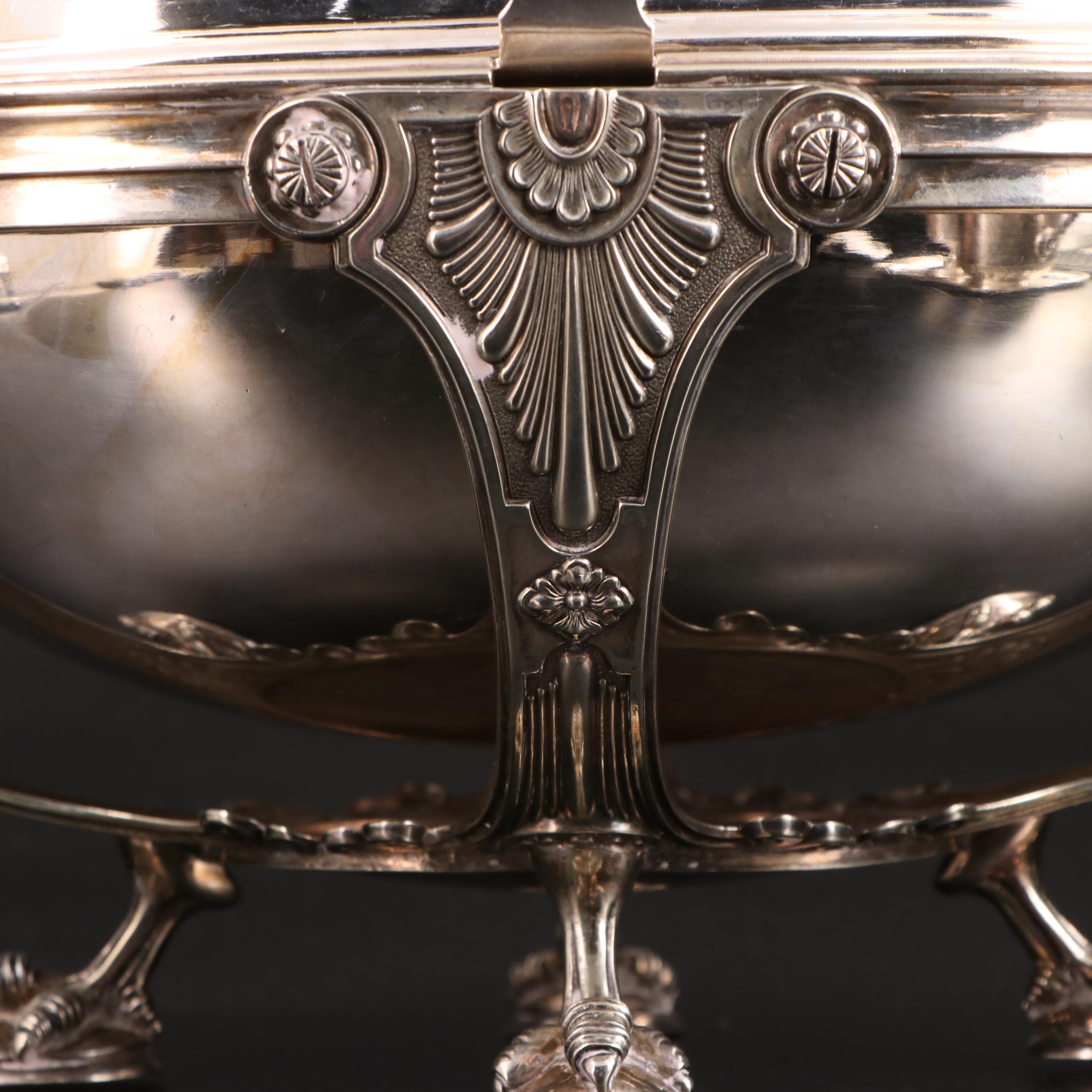 Rogers, Smith & Co. Hunt Scene Flagon Set and Other Silver Plate | EBTH