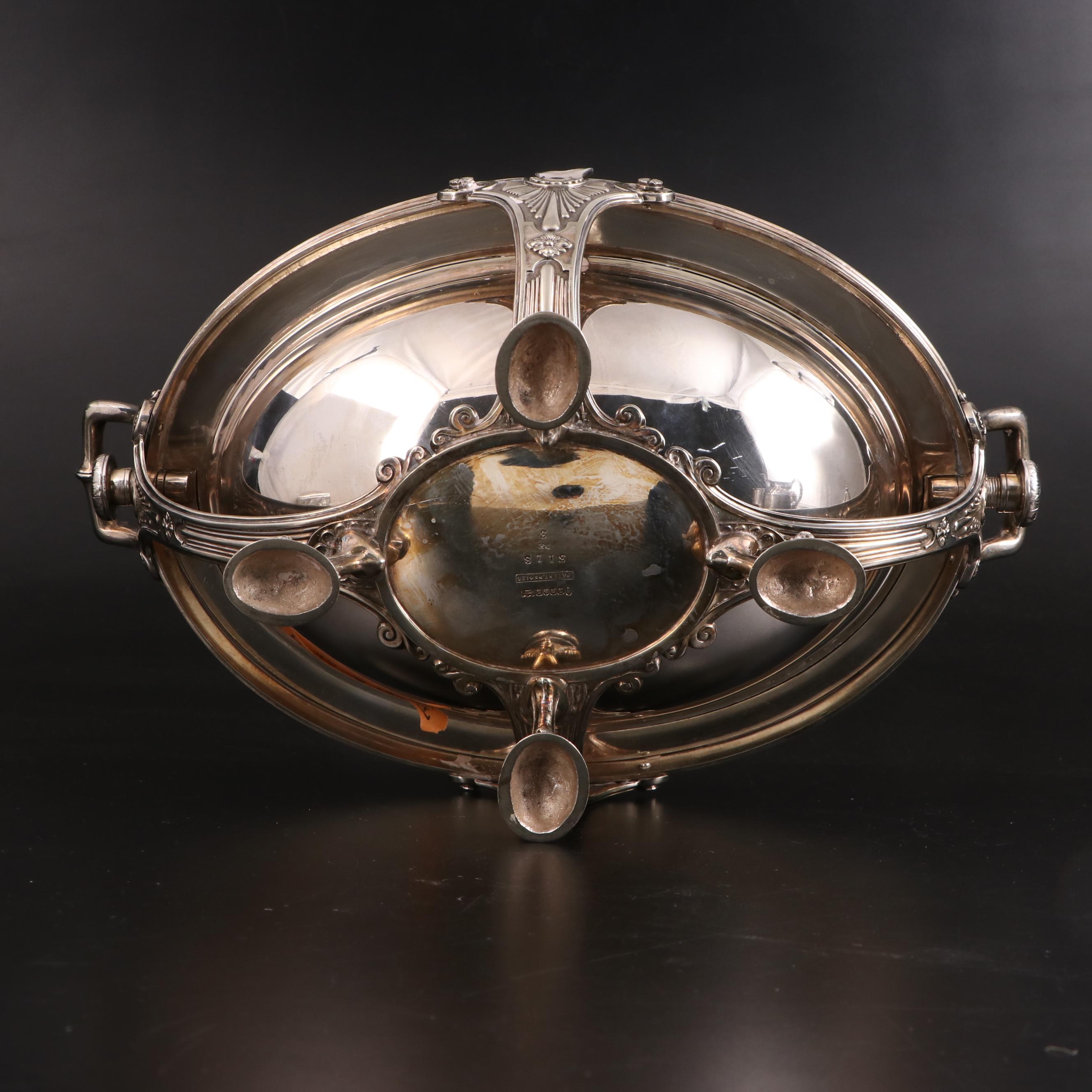 Rogers, Smith & Co. Hunt Scene Flagon Set and Other Silver Plate | EBTH