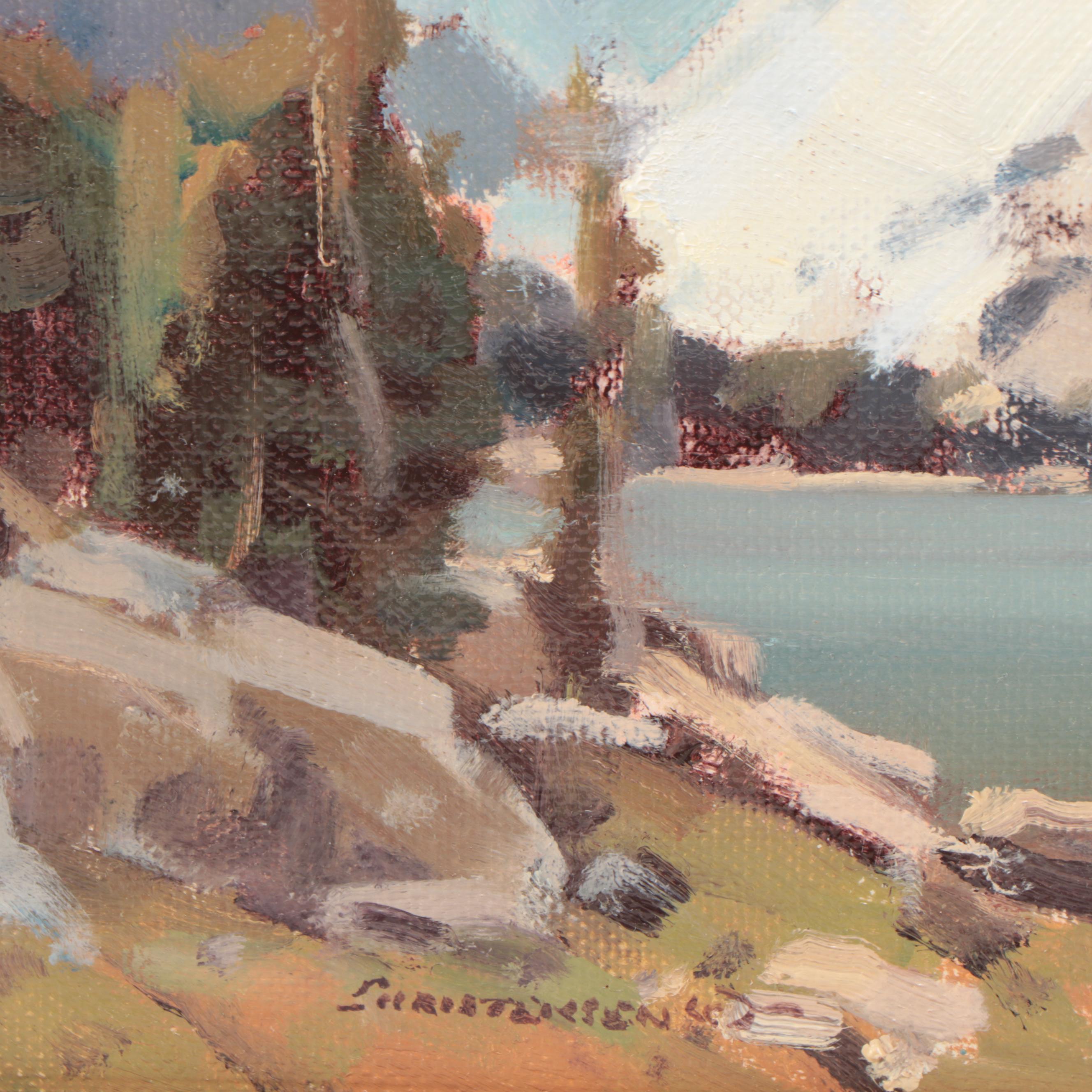 Scott Christensen Landscape Oil Painting "Miller Lake Study" | EBTH