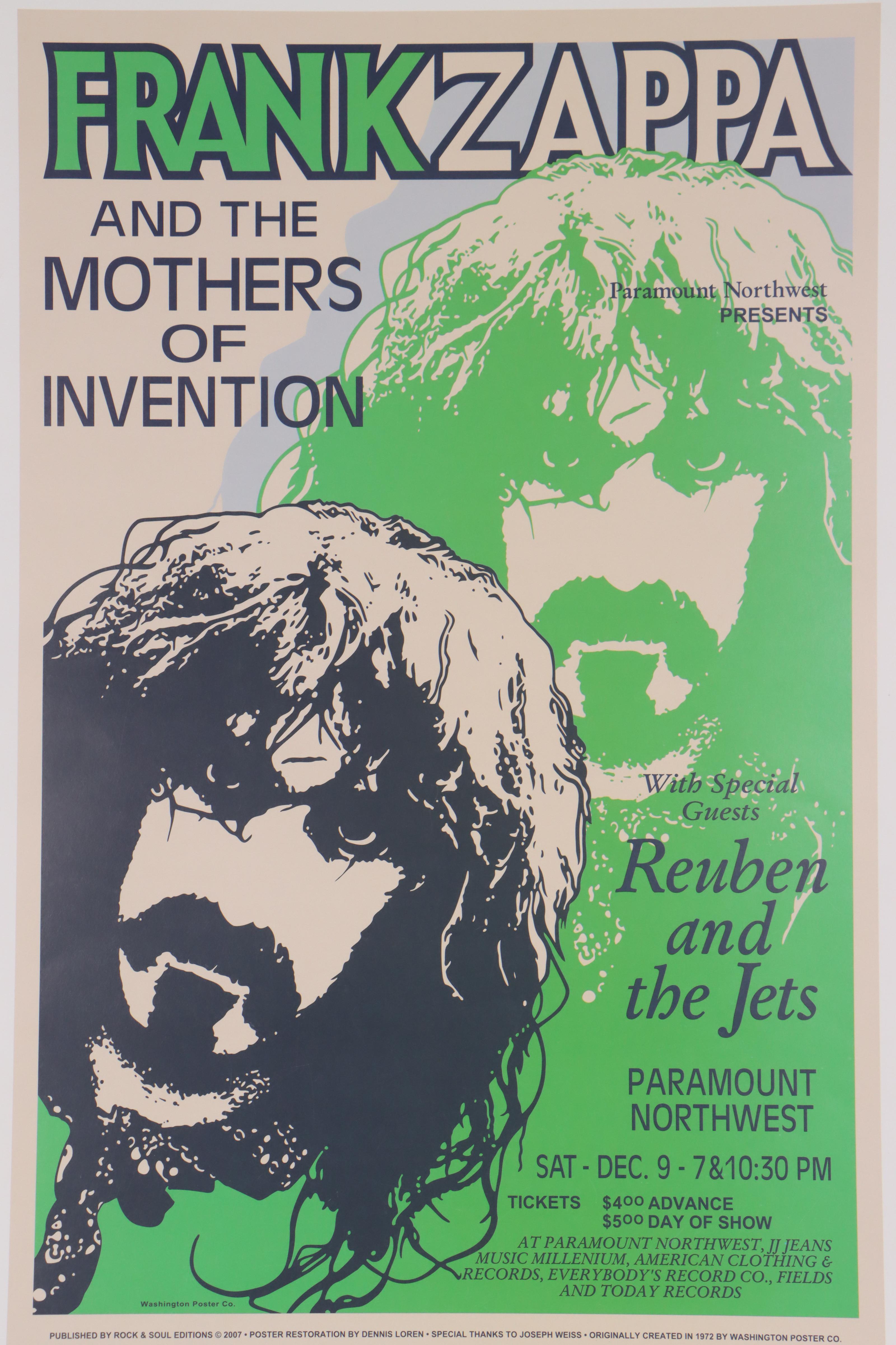 Patsy Cline, Bruce Springsteen, More Rock and Country Offset Lithograph ...