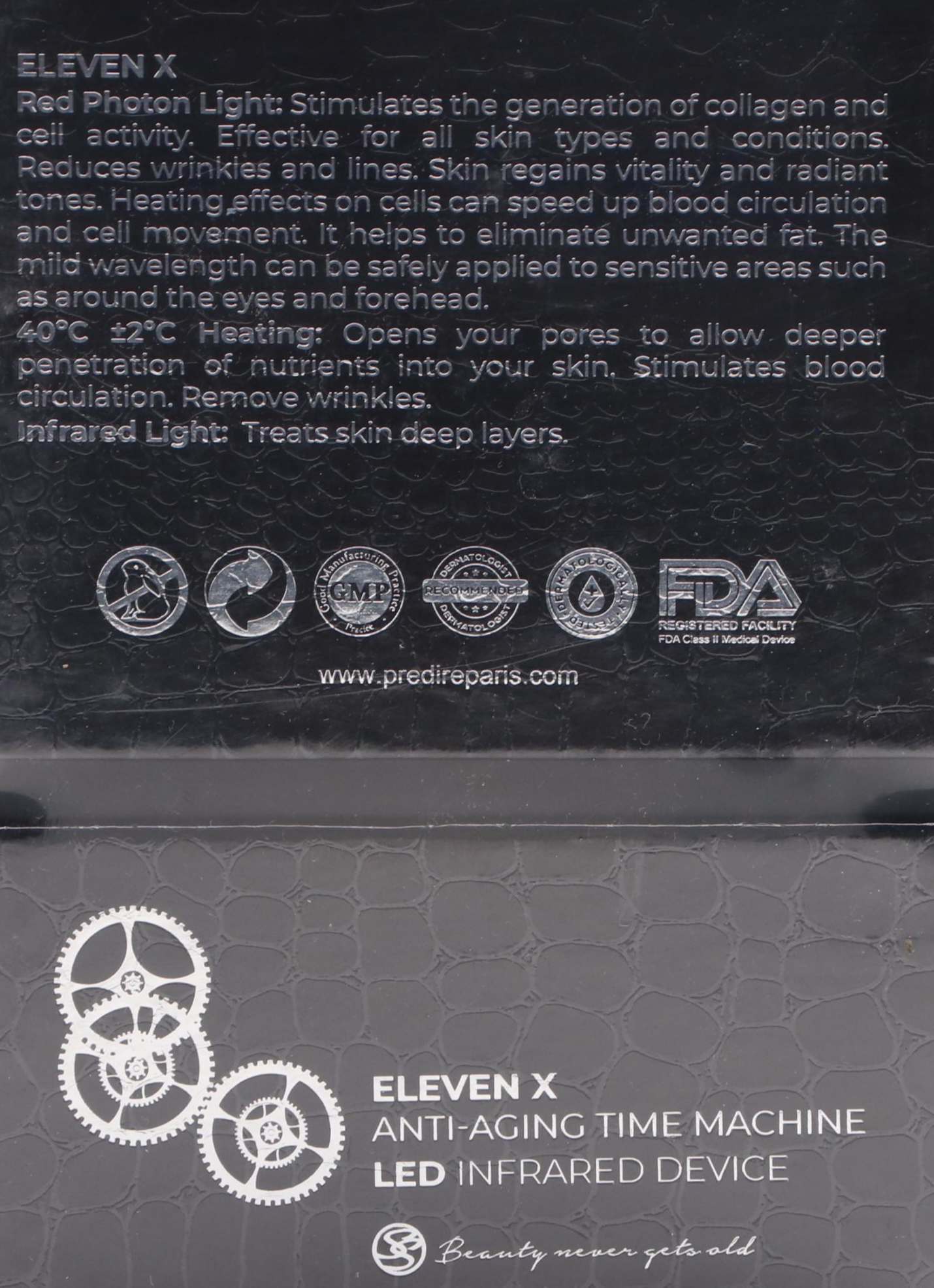 Prédiré Paris XI-X LED Infrared Anti-Aging Time Machine Device | EBTH