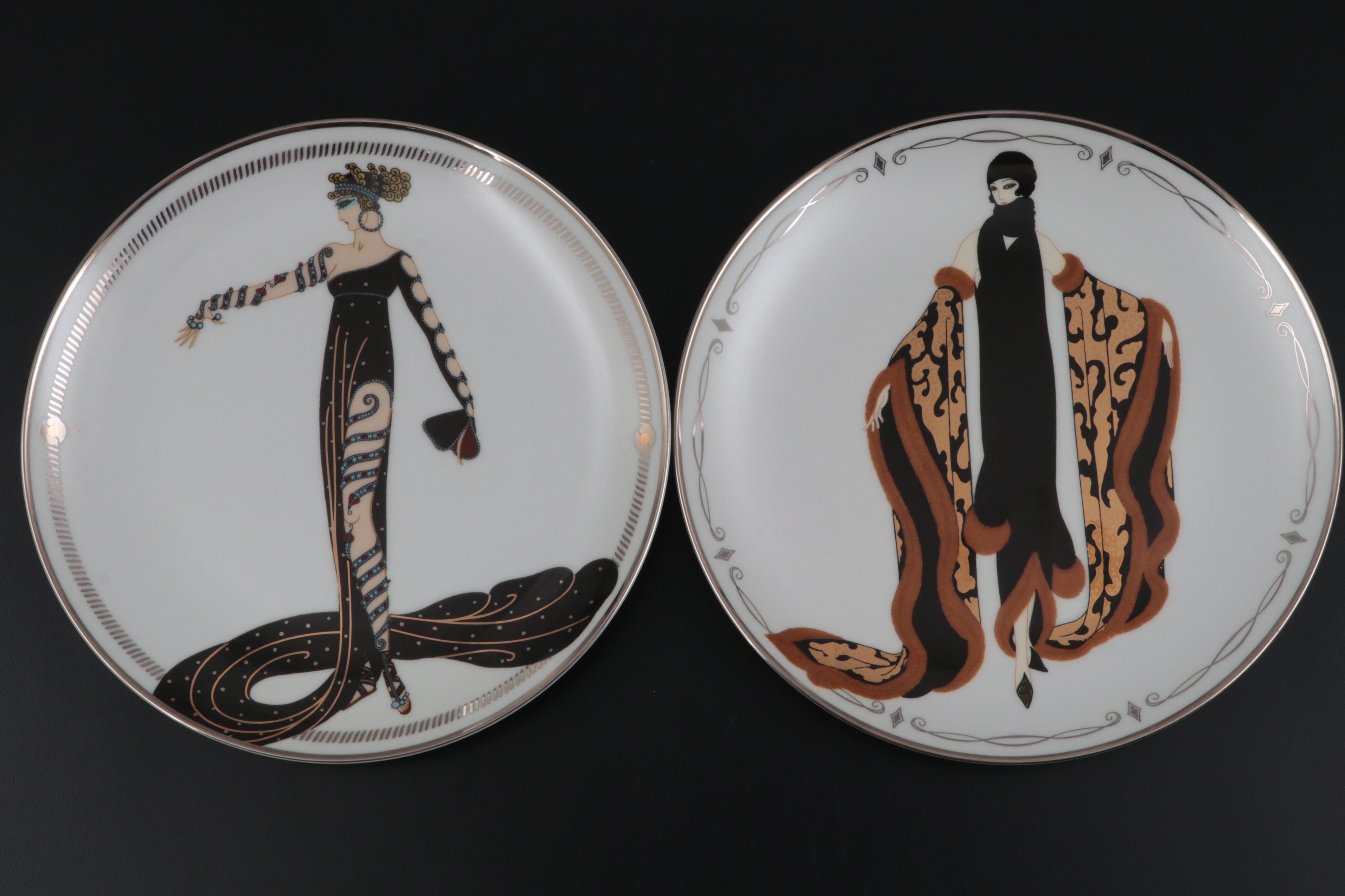 Franklin Mint "House of Erté" Limited Edition Porcelain Collector ...
