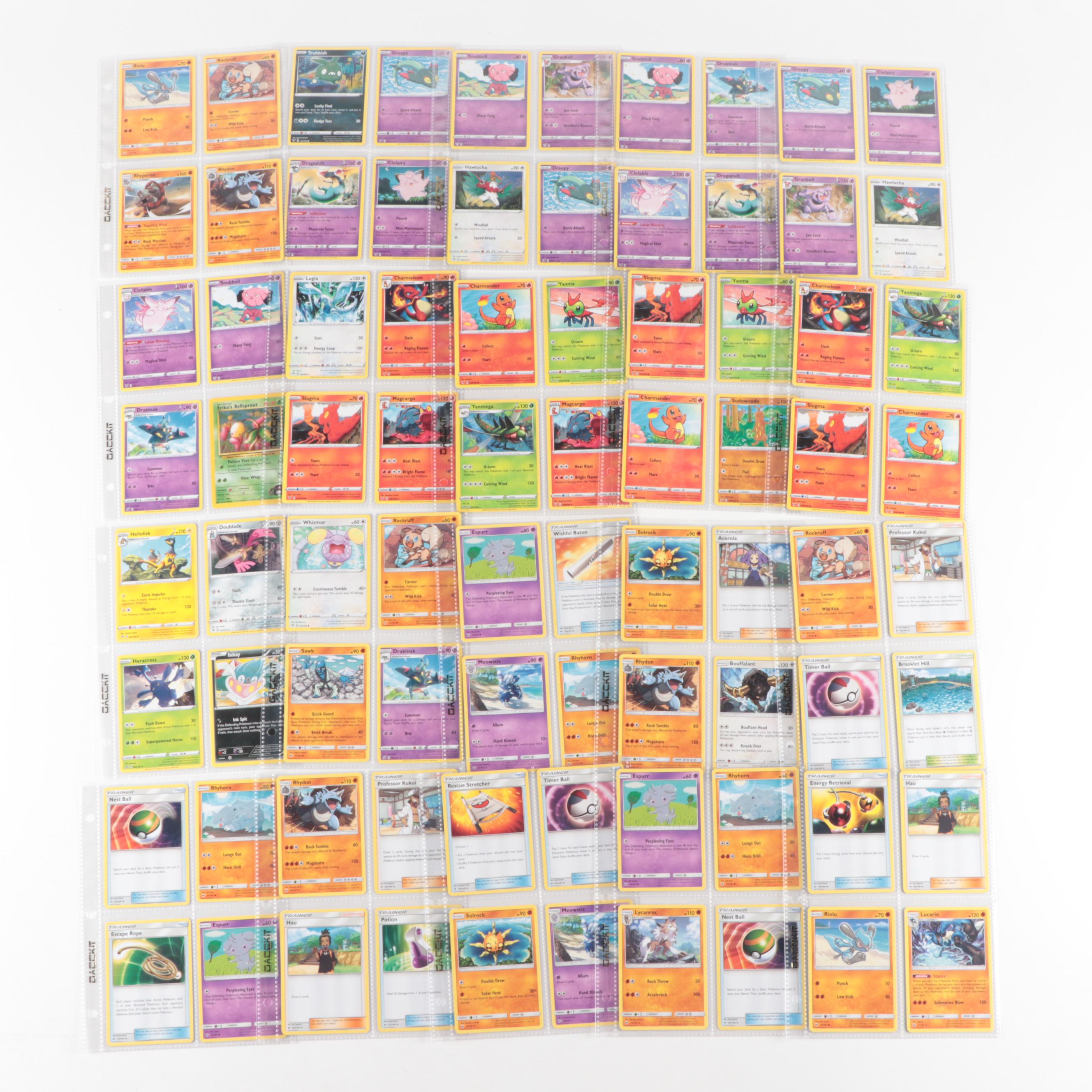 Pokémon Trading Cards Including Japanese, Carnivine, Swanna, More ...